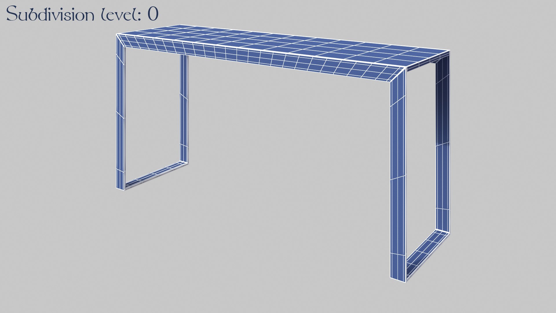 Large Marble Console Table 3D Model - TurboSquid 1776784