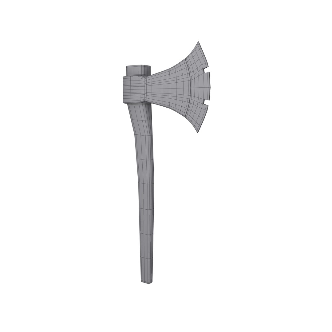 3D axe cartoon - TurboSquid 1653318