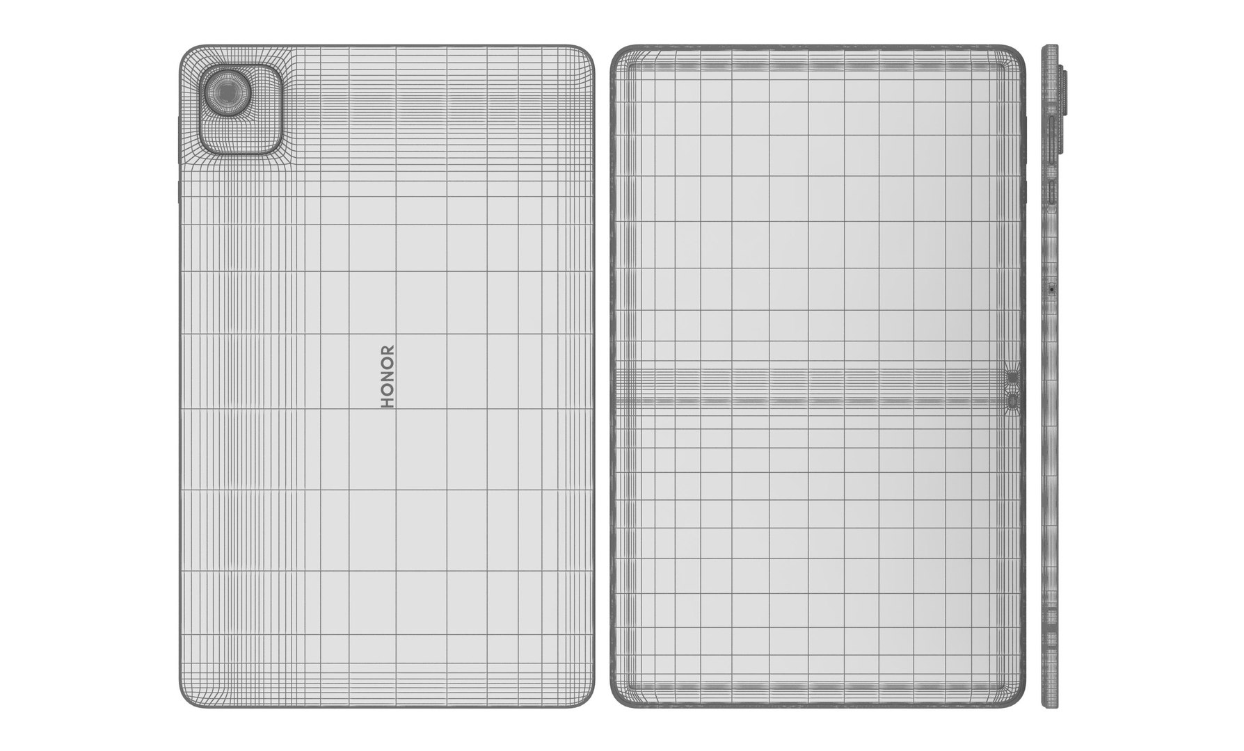 Honor Tablet X10 Pro Gray Model - TurboSquid 2519549