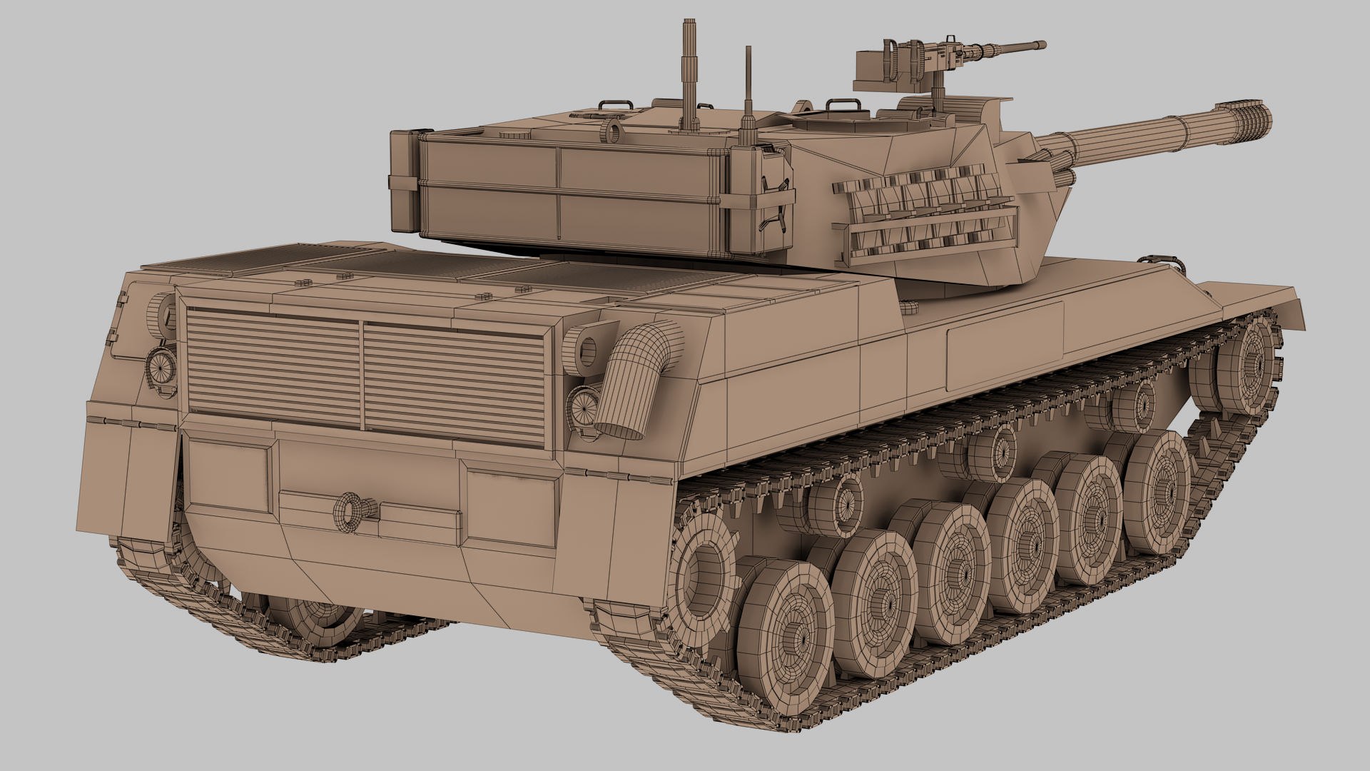 3D Model Stingray Tank - TurboSquid 2252605