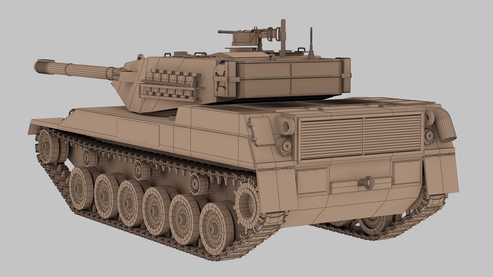3D Model Stingray Tank - TurboSquid 2252605