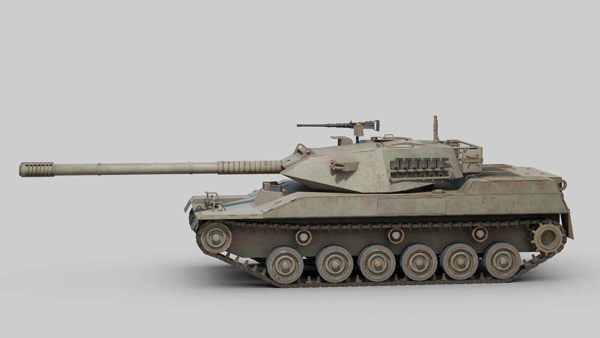 3D Model Stingray Tank - TurboSquid 2252605