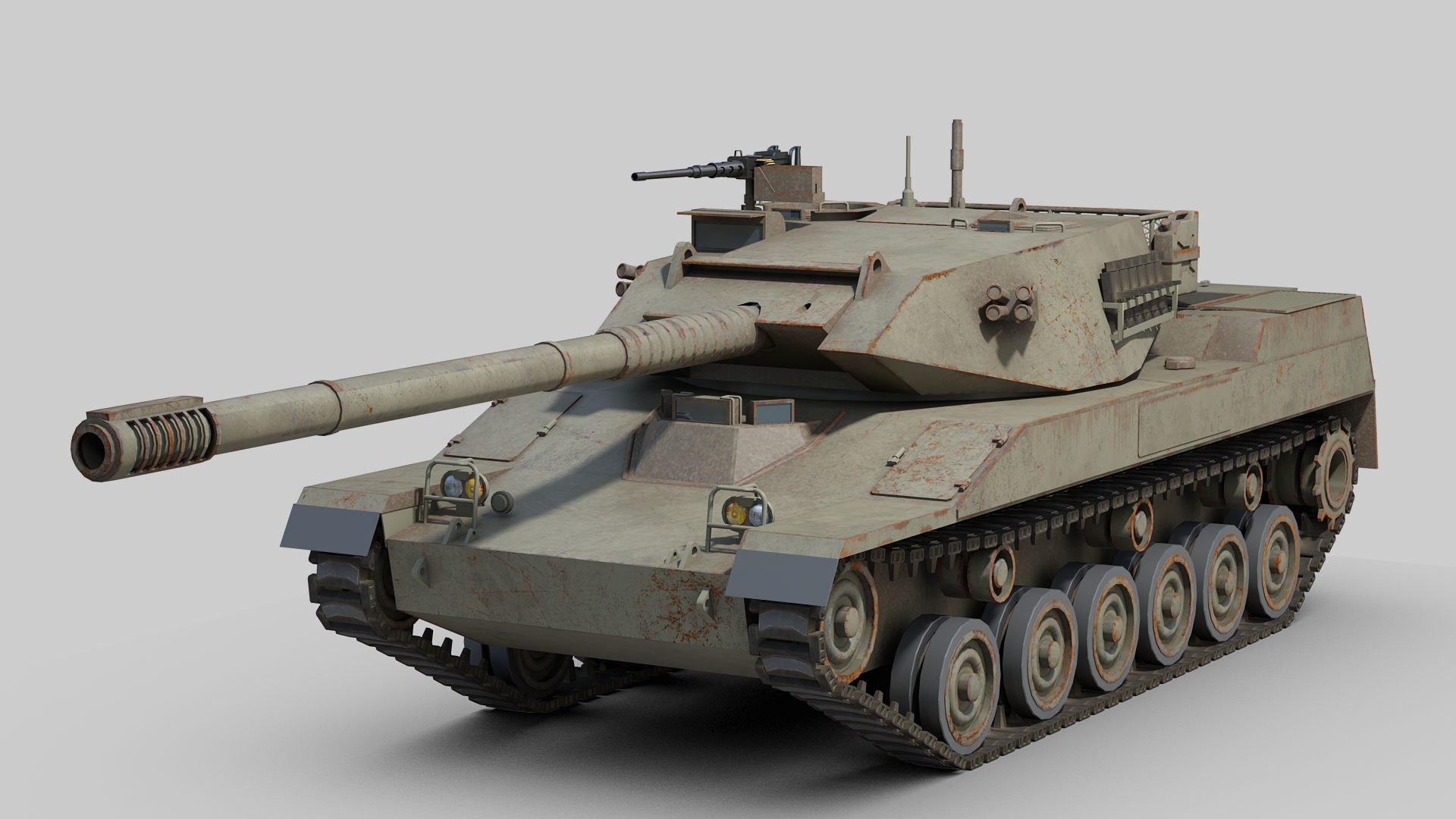 3D Model Stingray Tank - TurboSquid 2252605