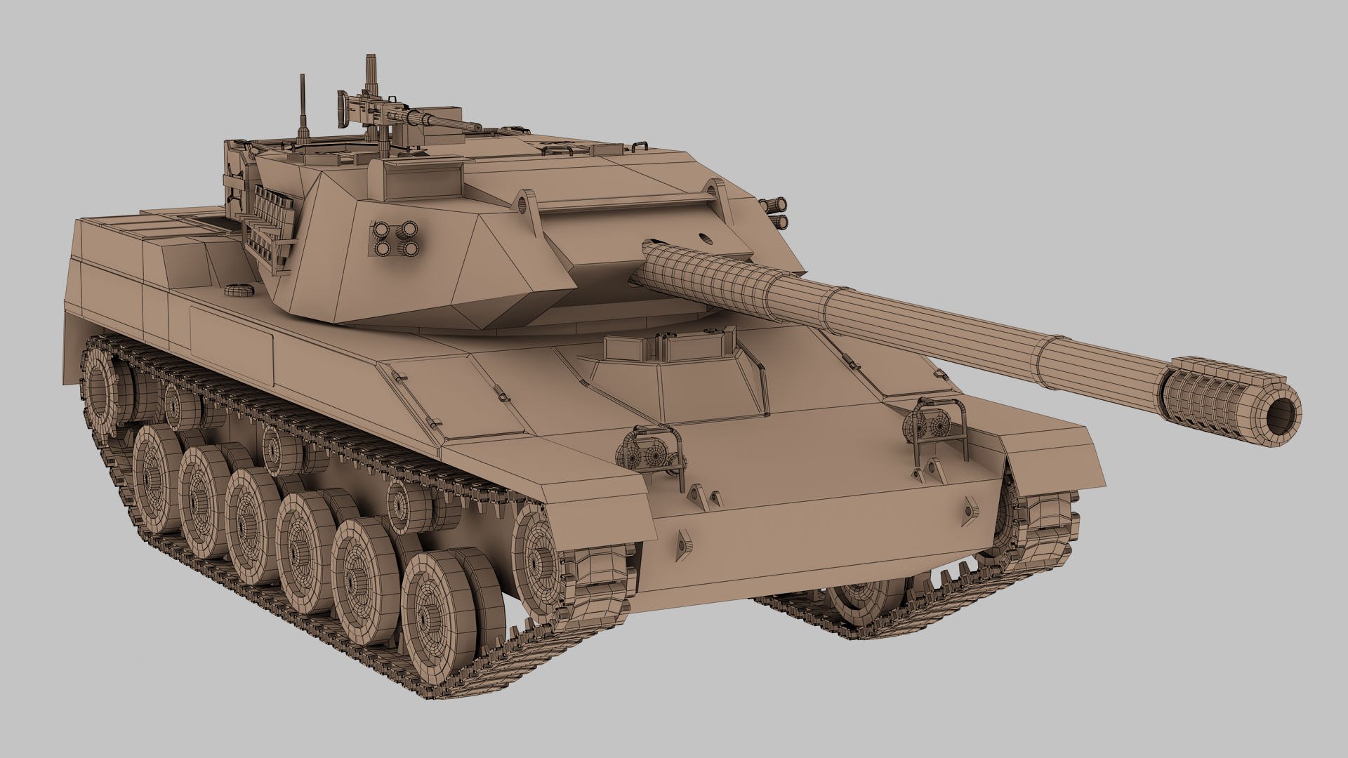 3D Model Stingray Tank - TurboSquid 2252605