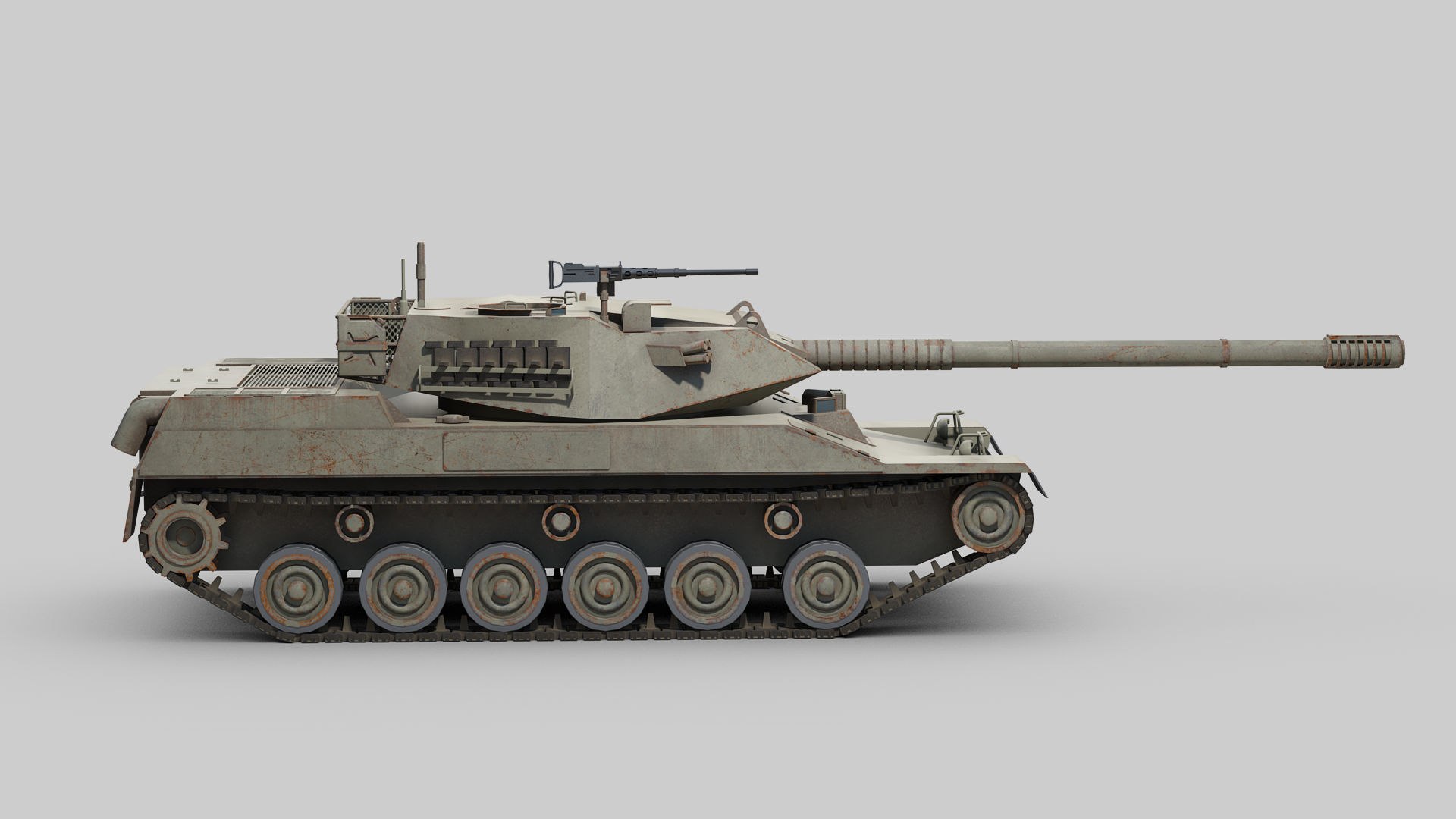3D Model Stingray Tank - TurboSquid 2252605