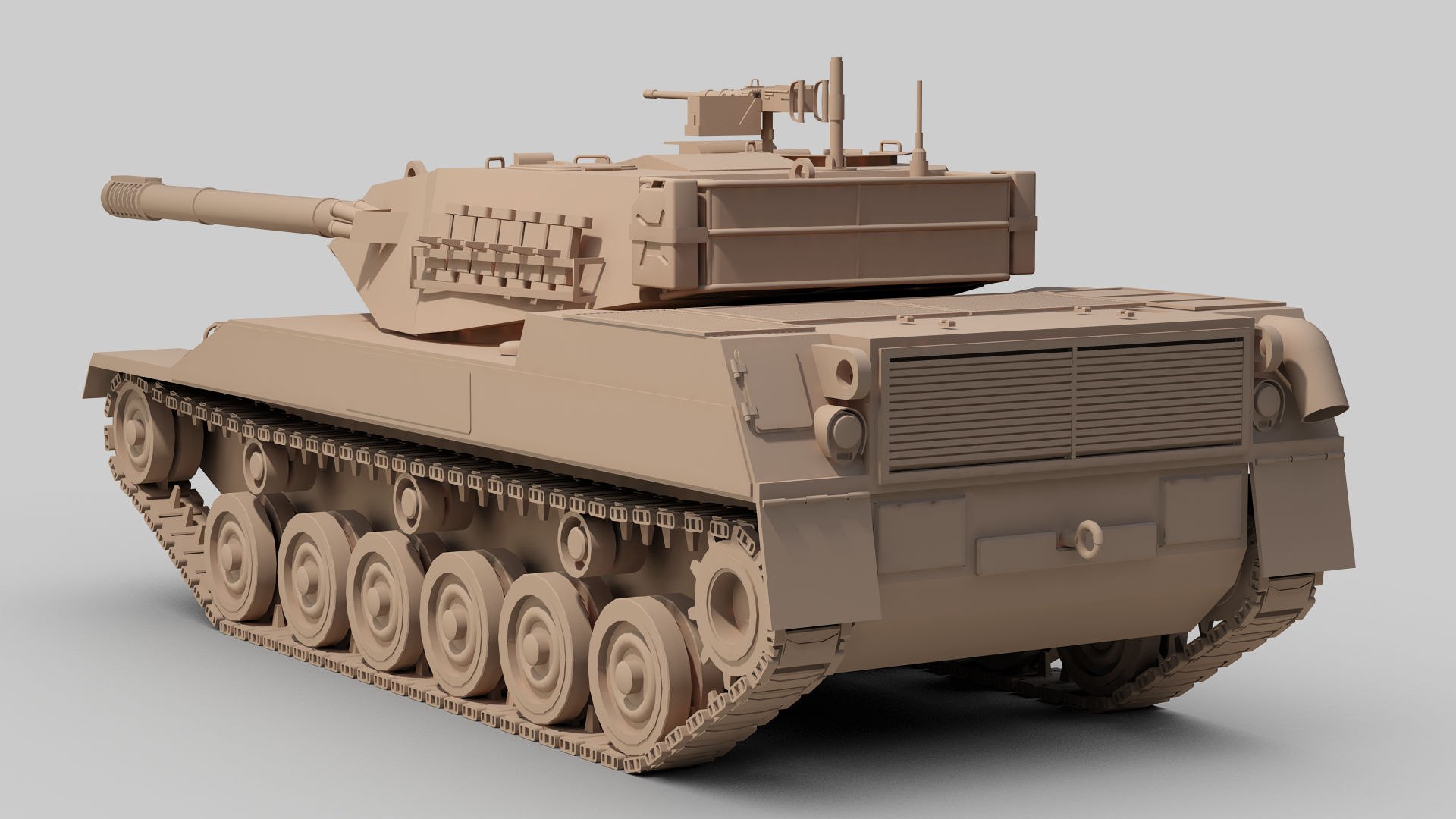 3D Model Stingray Tank - TurboSquid 2252605