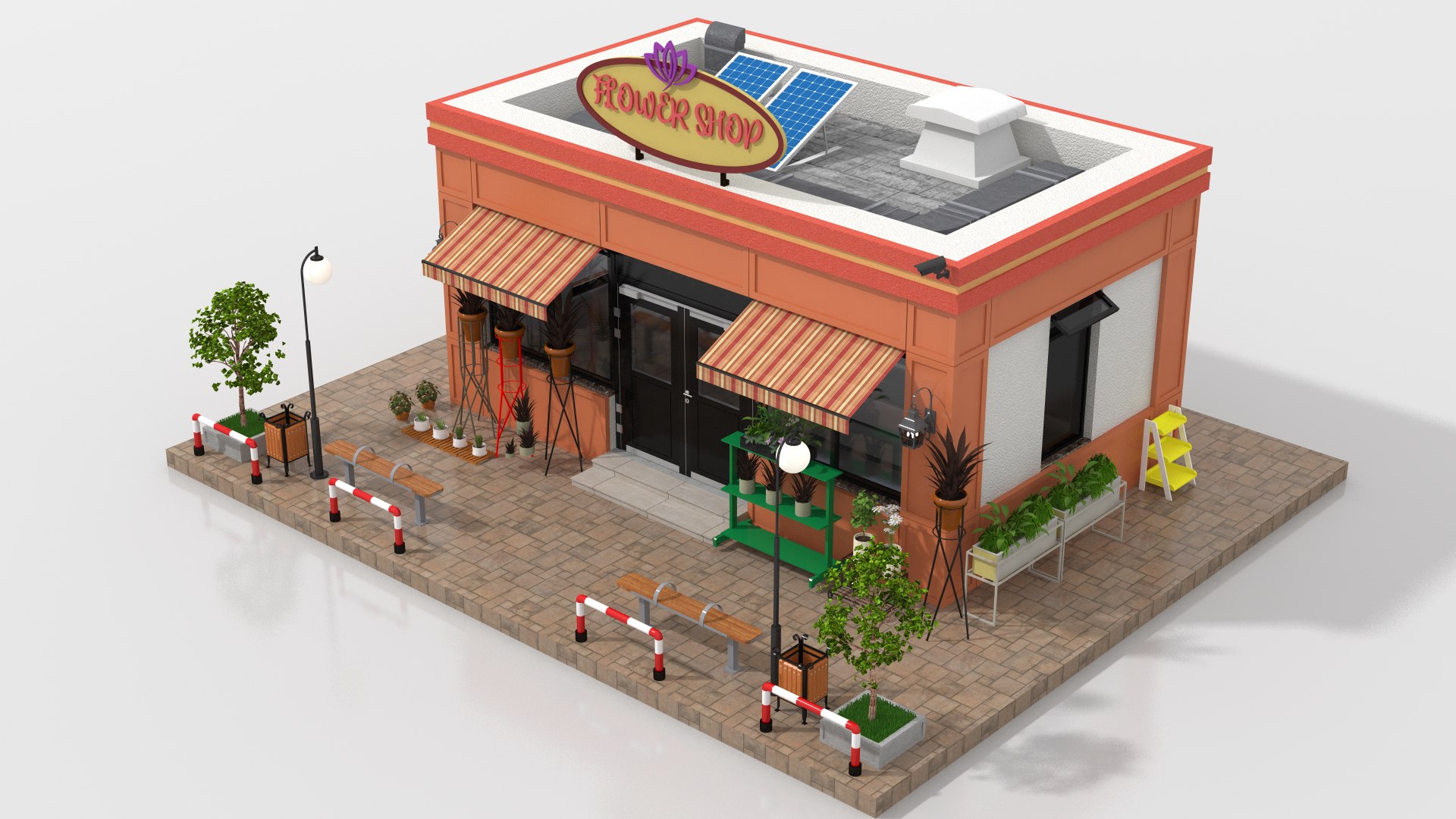 Flower Shop 3D 모델 - TurboSquid 1886381