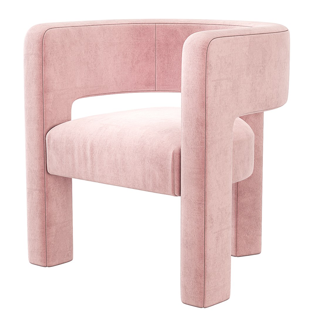 Sculpt Chair Crate And Barrel 3D Model - TurboSquid 1793100