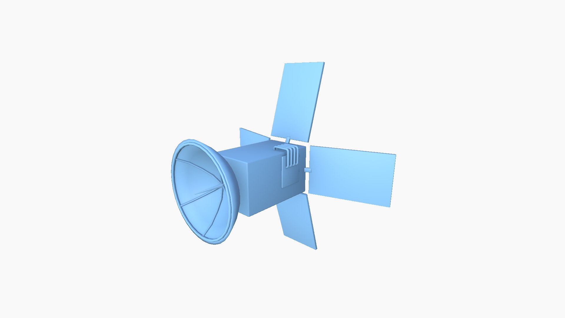 3D Satellite G01 Steel Green - SciFi Space Design Model - TurboSquid ...