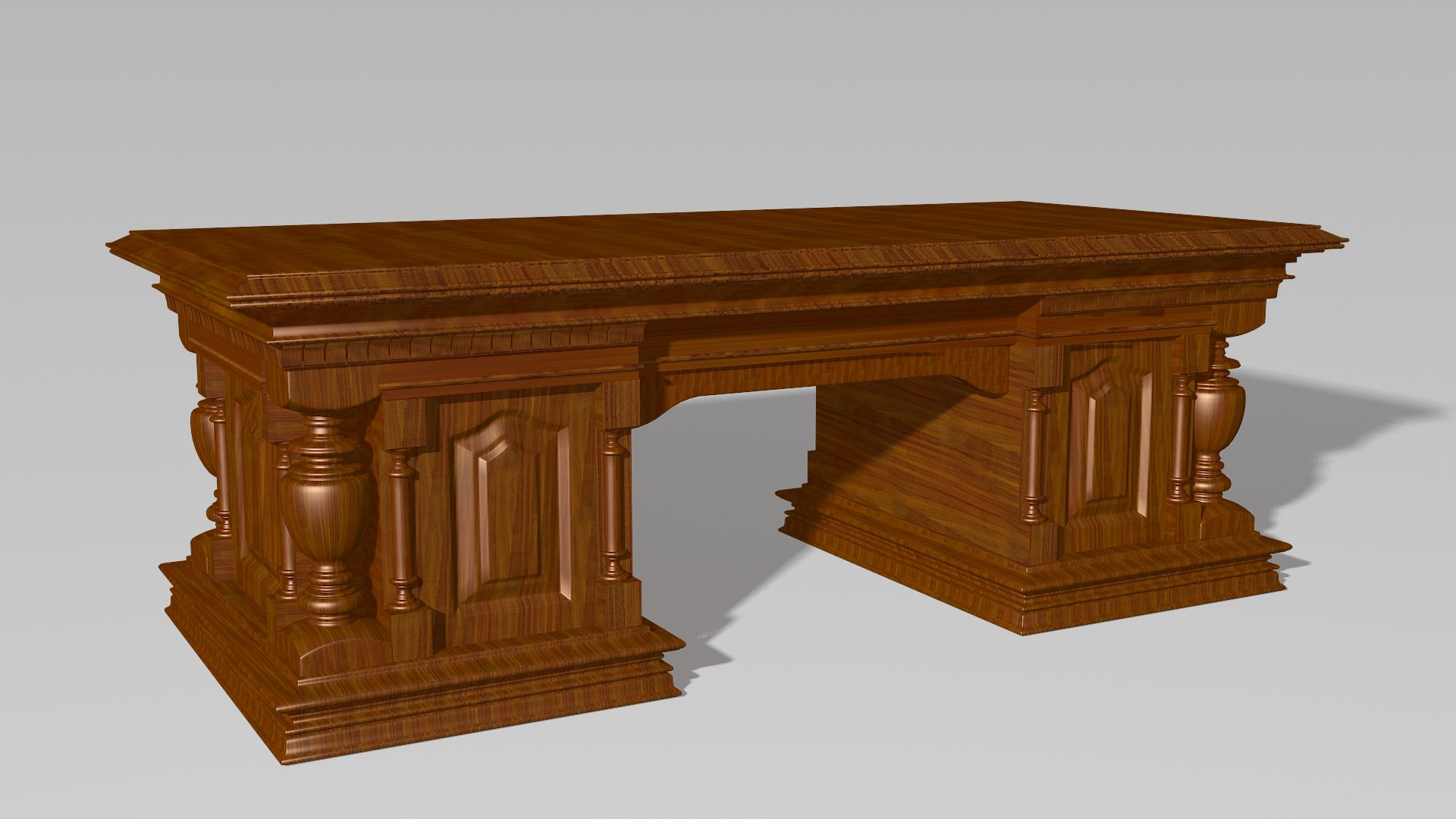 3D Room Furniture Writing Desk Model - TurboSquid 1442496