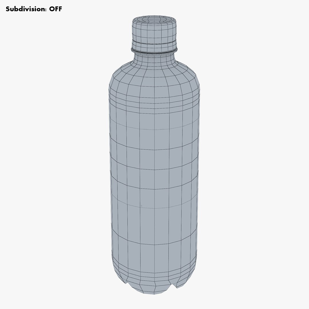 Pic Water Bottle 450ml Simple M 1 3D Model - TurboSquid 2141105