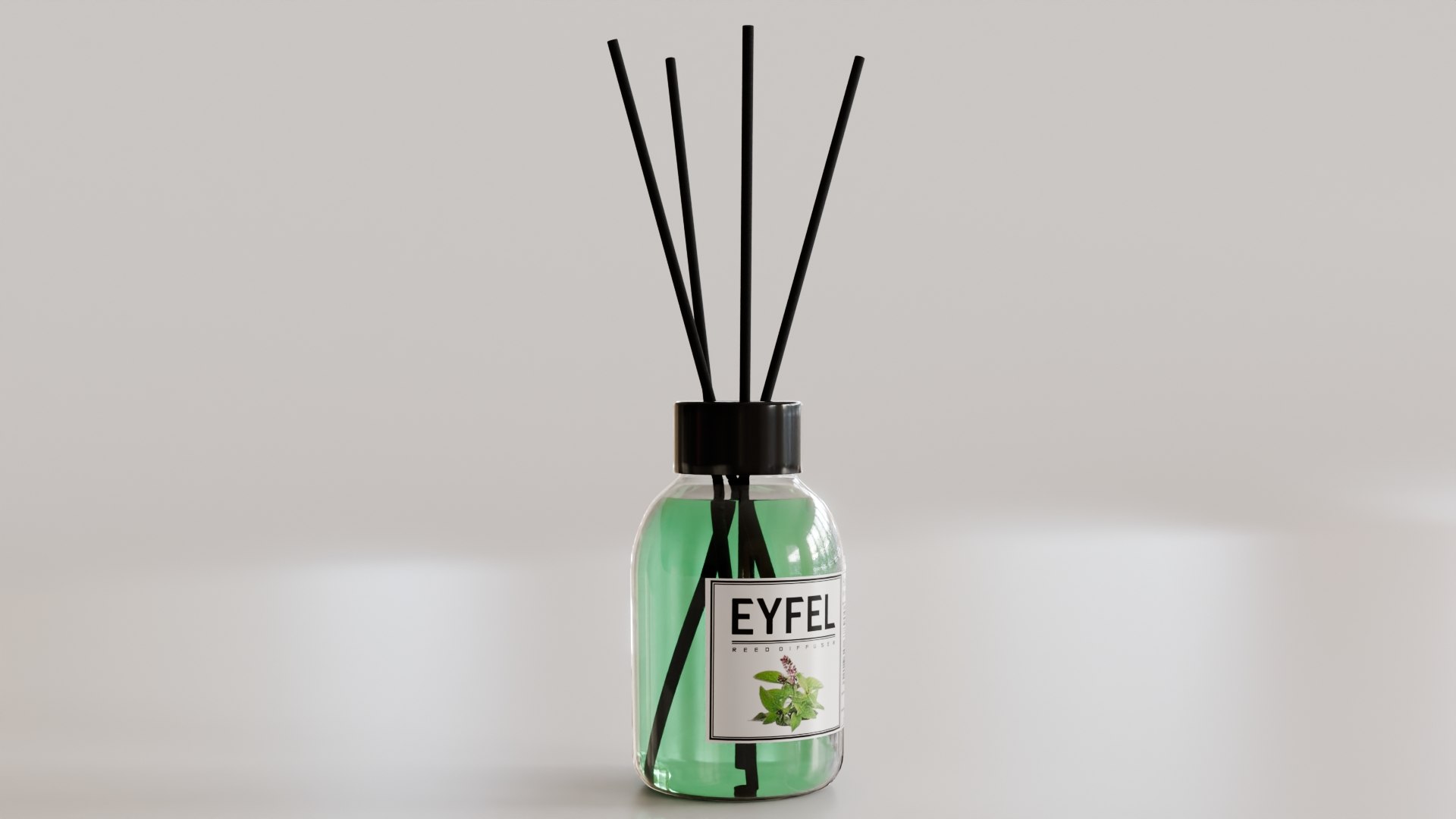 3D Model Eyfel Perfume Reed Diffuser Basil - TurboSquid 2399380