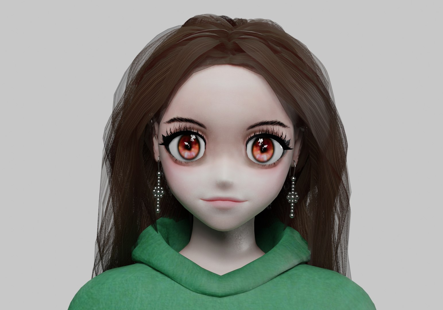 3D Sweet Cute Girl V35734 Model - TurboSquid 2272425
