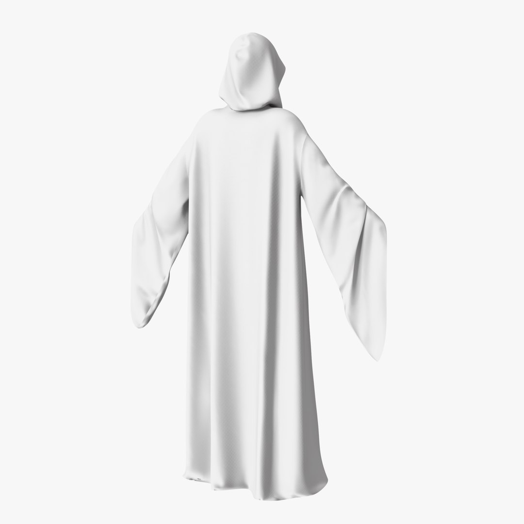 Cloak Female 02 3D Model - TurboSquid 1883165