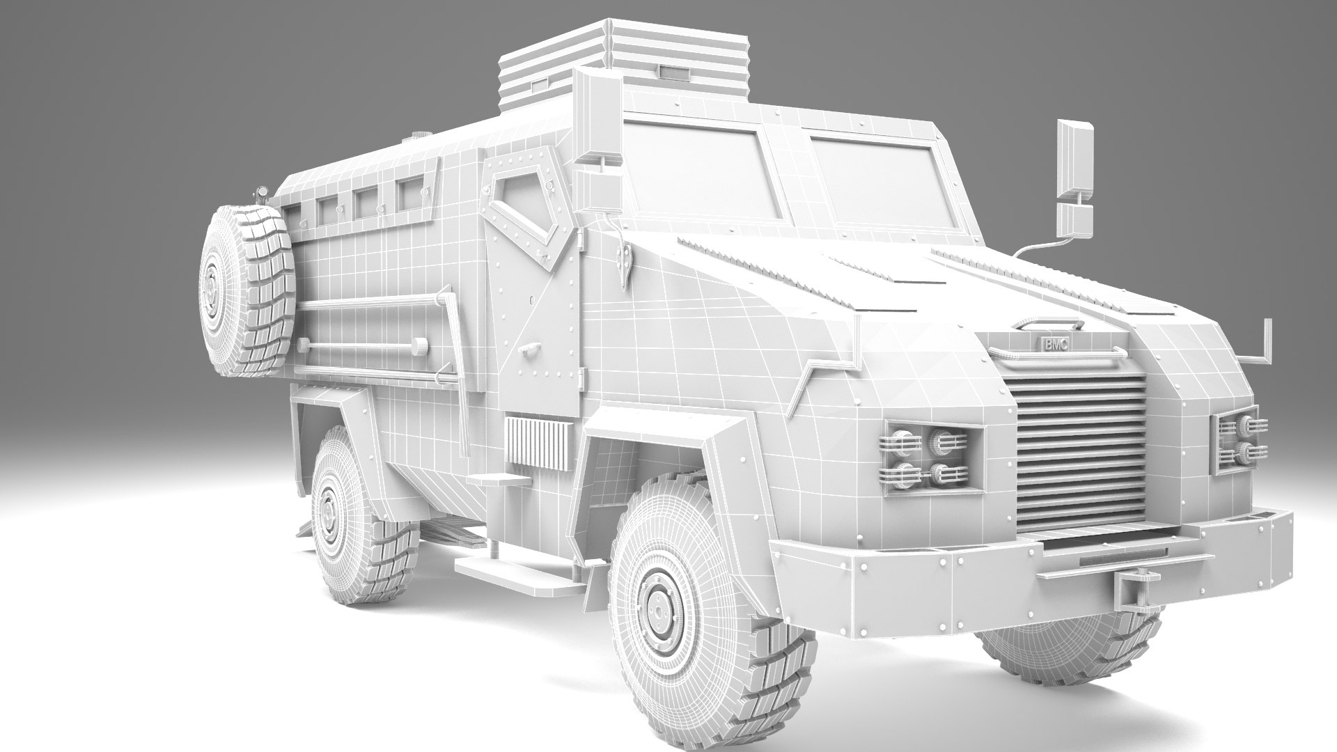 3D модель BMC KIRPI 4X4 ARMED - TurboSquid 1183300
