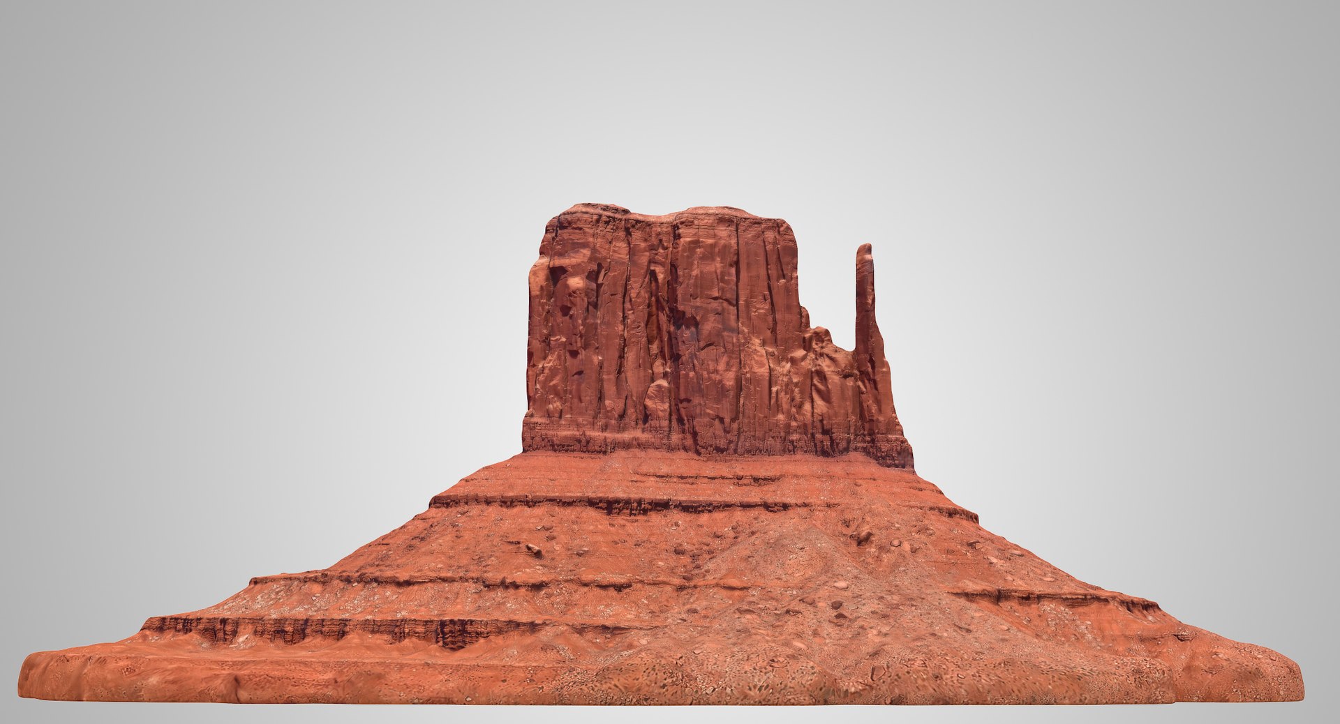 3D Sandstone Butte 3 Model - TurboSquid 1360569