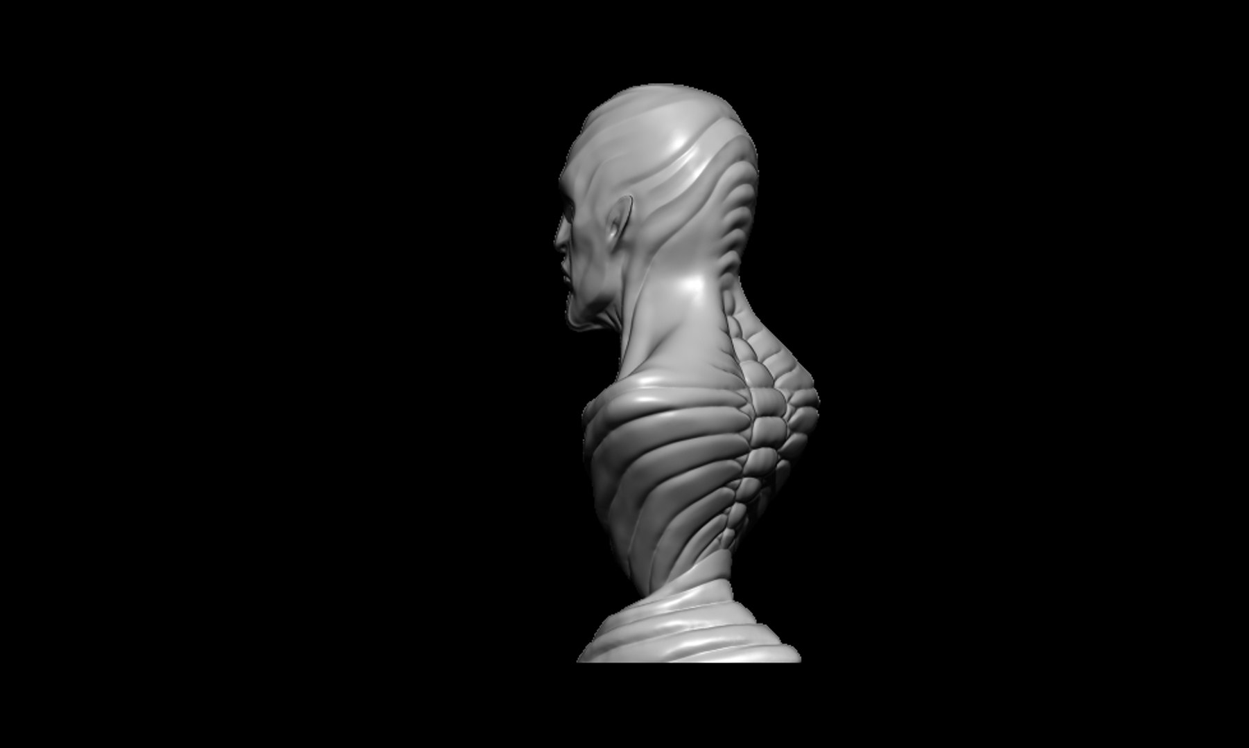 Bust Creature 3D Model - TurboSquid 1660589