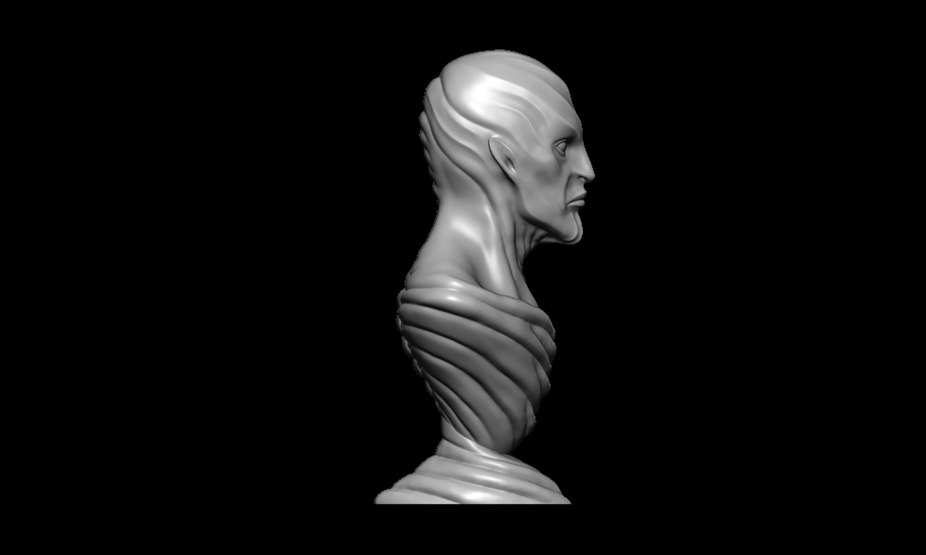 Bust Creature 3D Model - TurboSquid 1660589