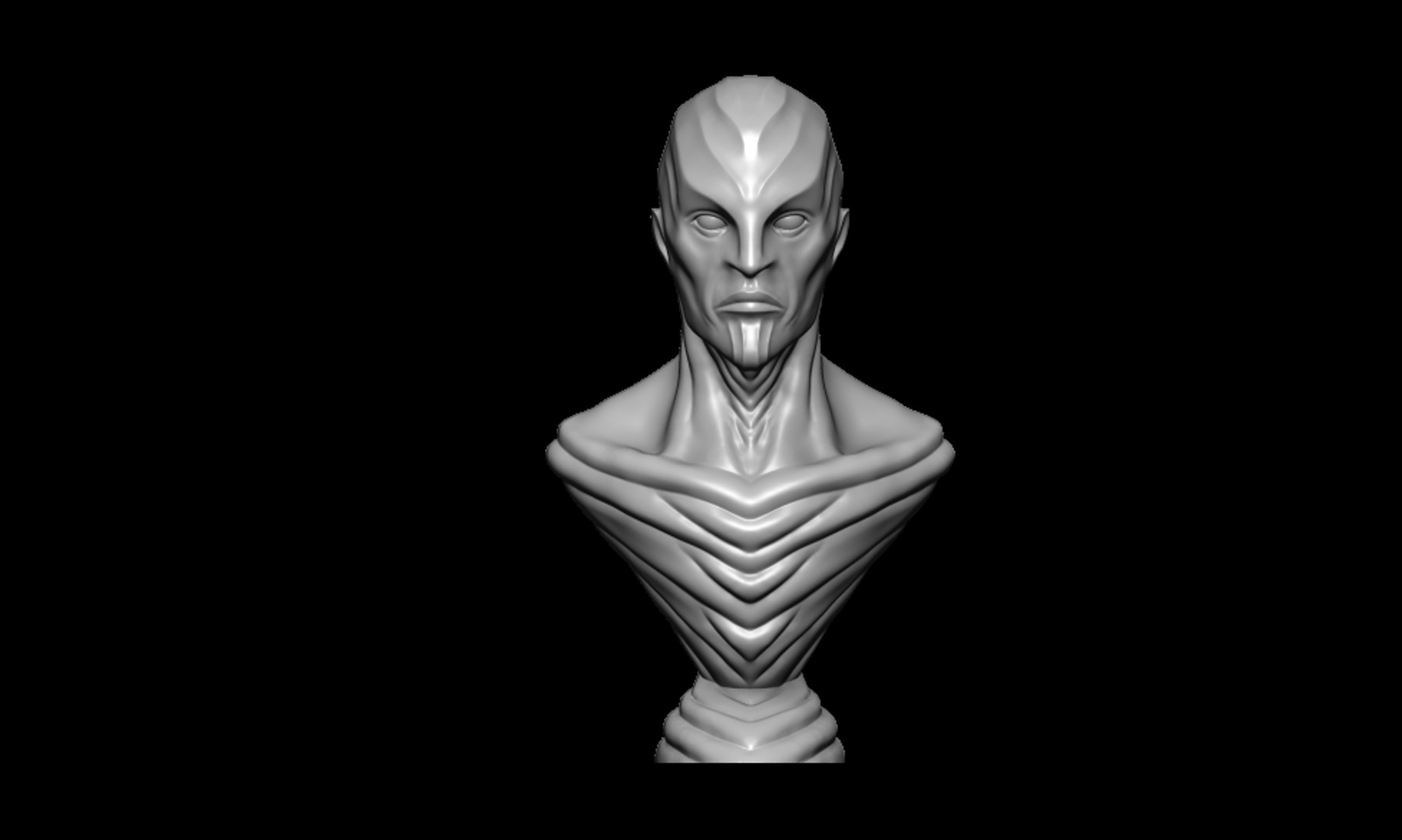 Bust Creature 3D Model - TurboSquid 1660589
