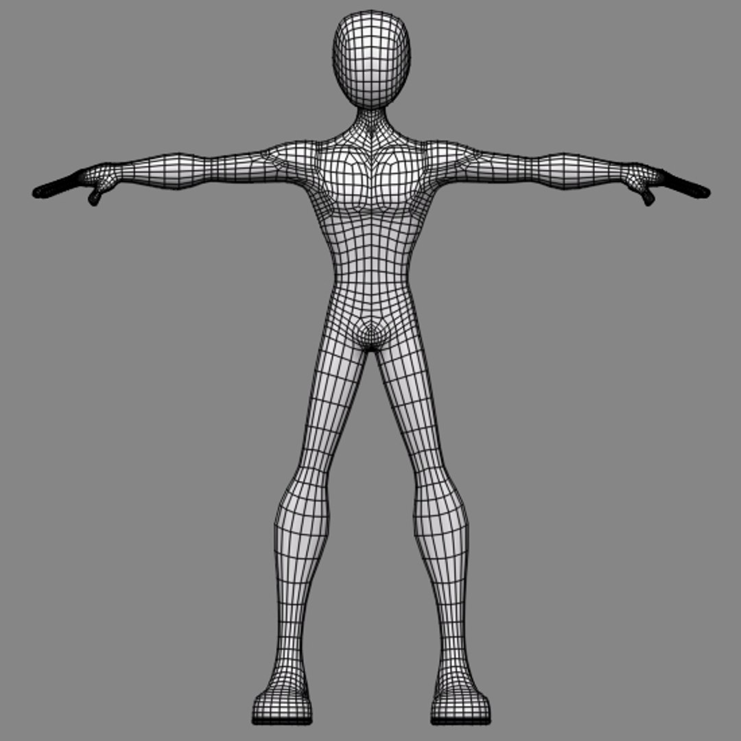 3d Model Of Figure Base Manga