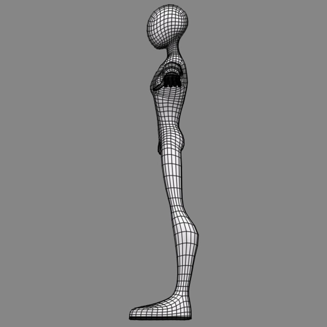 3d Model Of Figure Base Manga