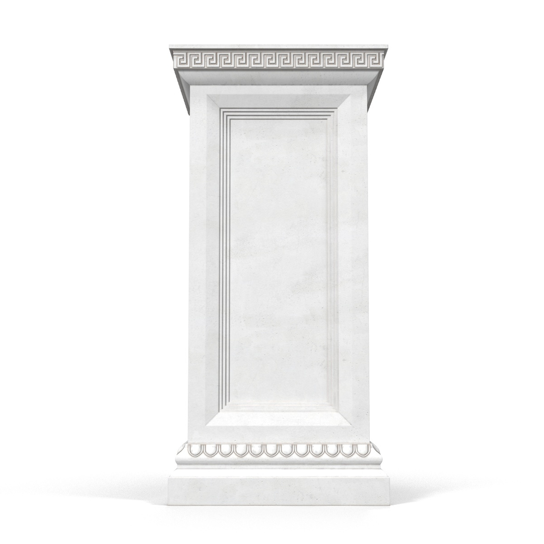 3d Column Base Greco Roman Model