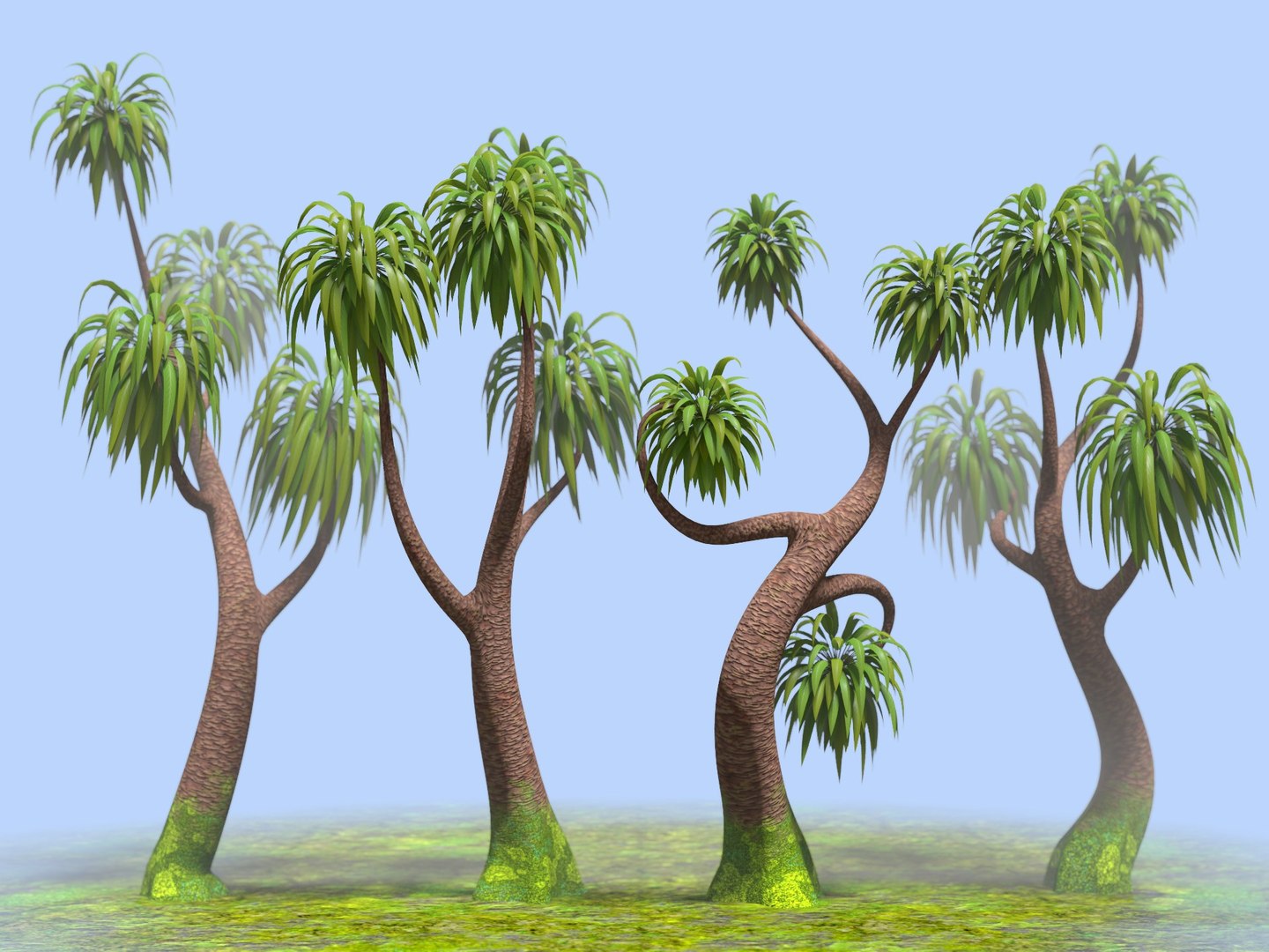 Fantasy Trees Animated Unity Model - TurboSquid 2526505