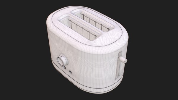 3D toaster real pbr model - TurboSquid 1569880
