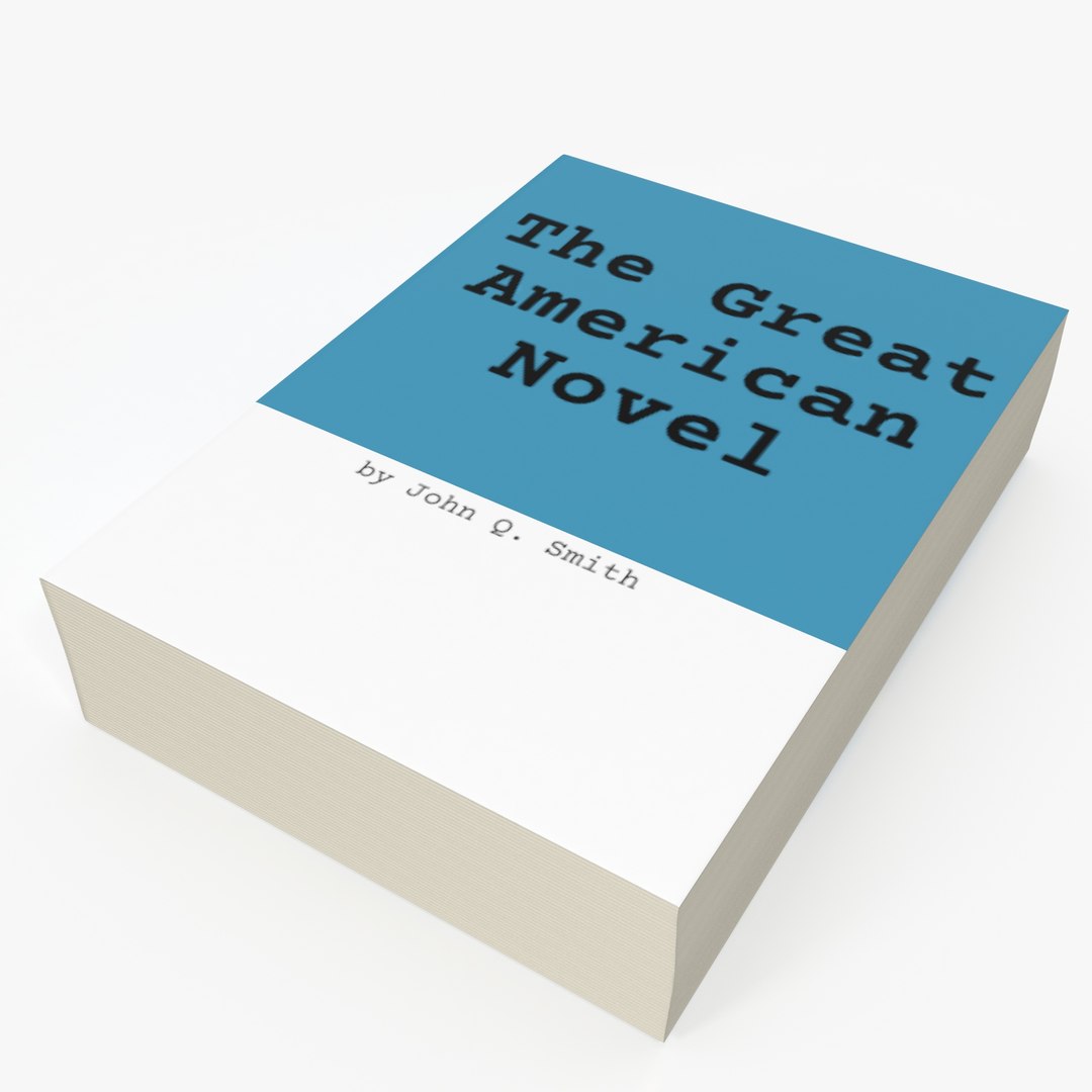 3D Model Paperback Novel - TurboSquid 1355468