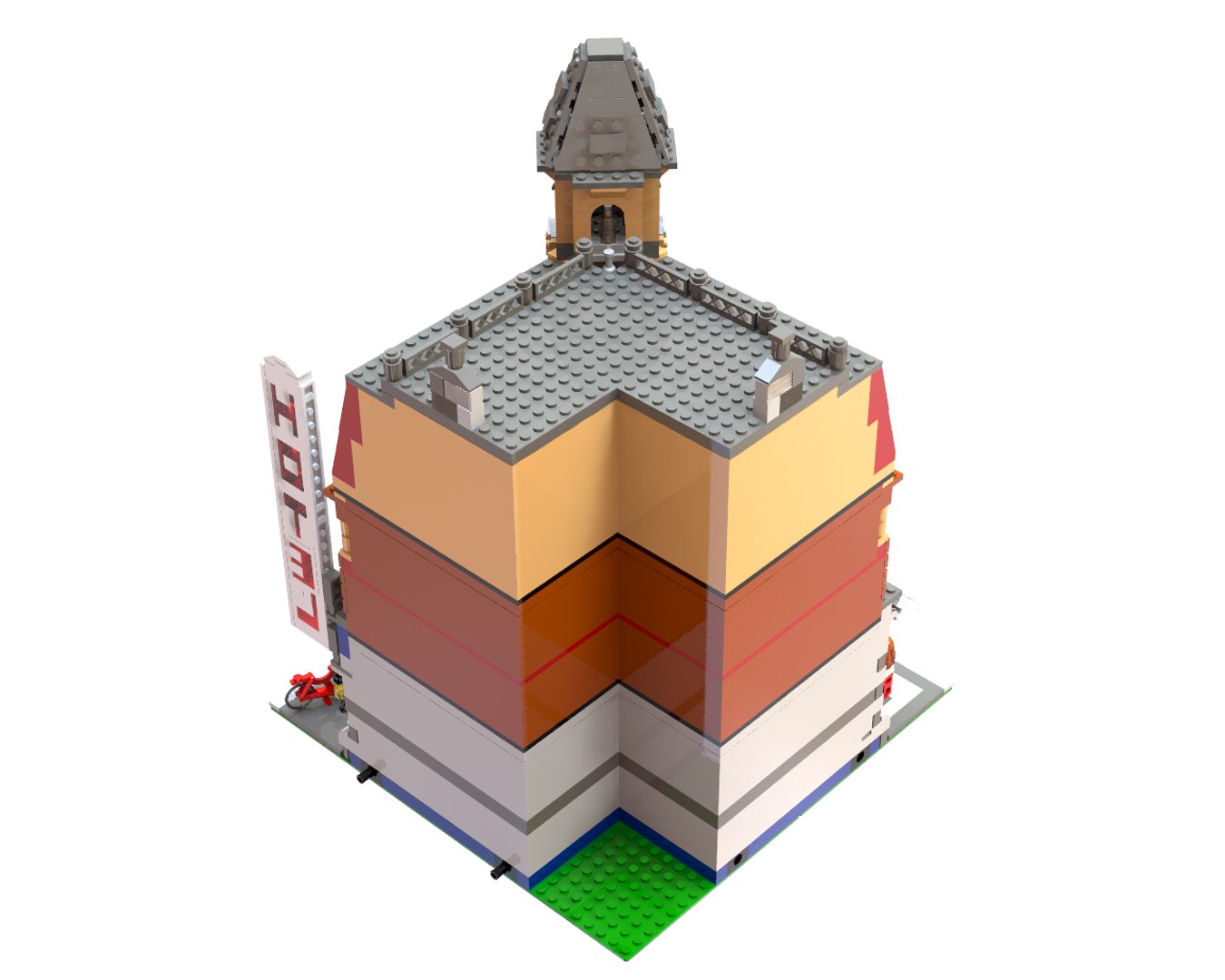 3D Model Lego Cafe Corner - TurboSquid 1210899