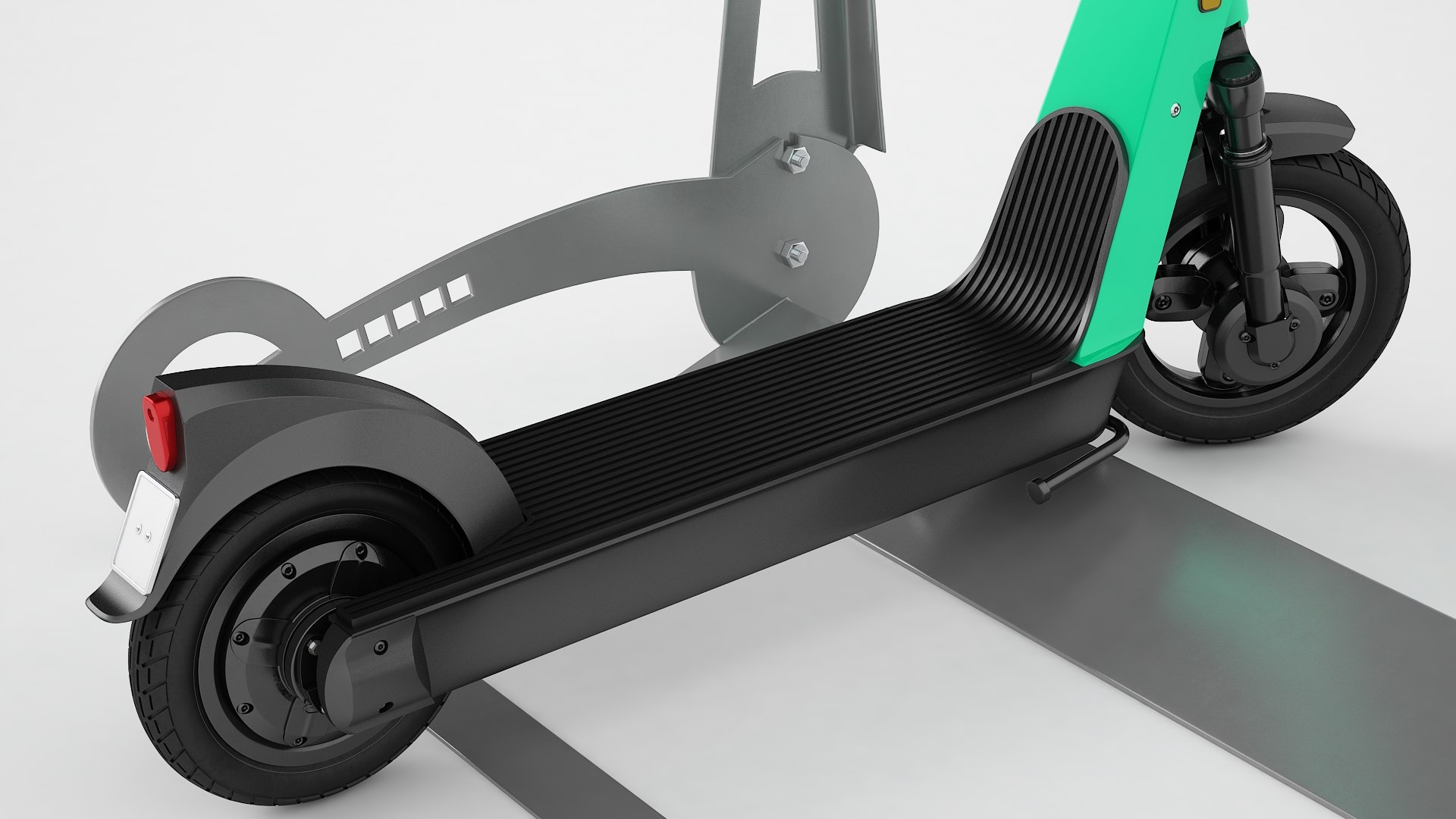 Scooter Parking Rack With Electric Scooter 07 3D - TurboSquid 2029331