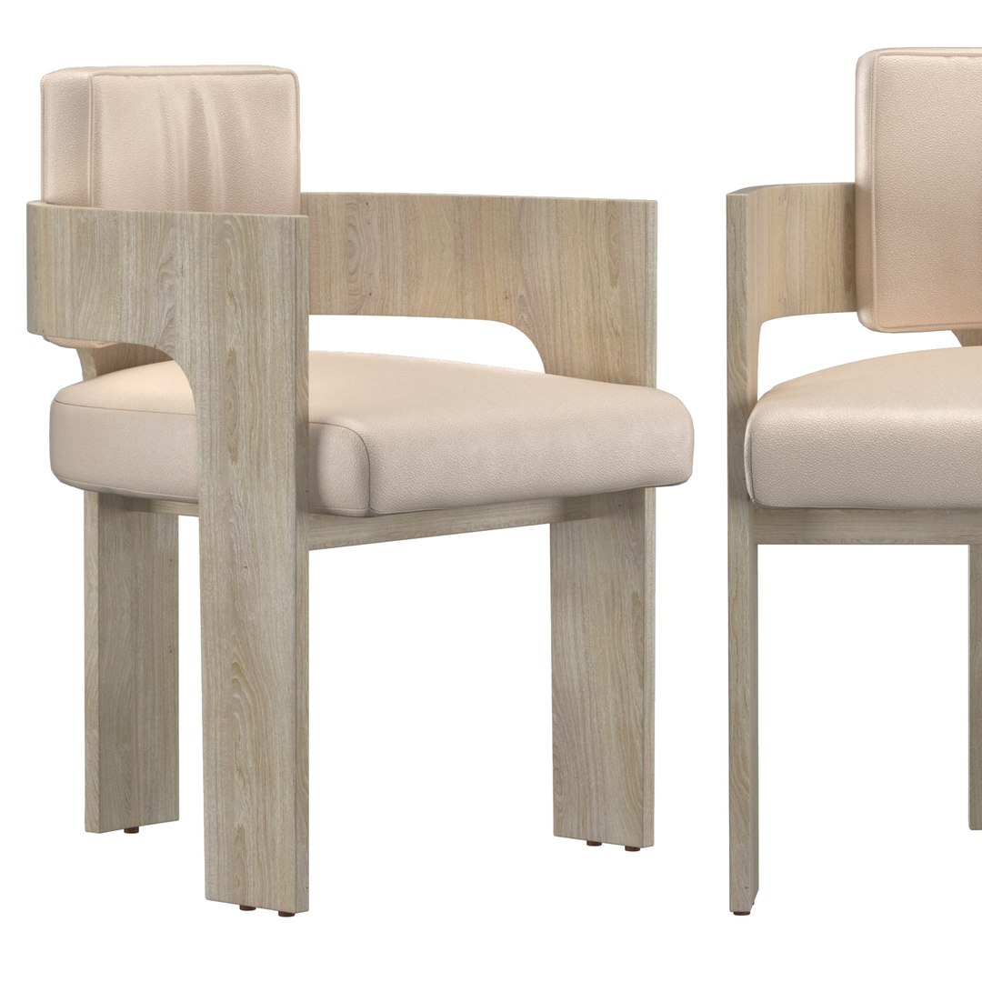 C Back Chair 3D Model - TurboSquid 1895606