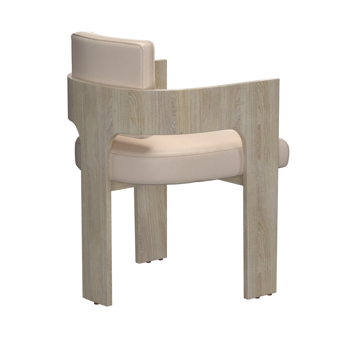 C Back Chair 3D model - TurboSquid 1895606