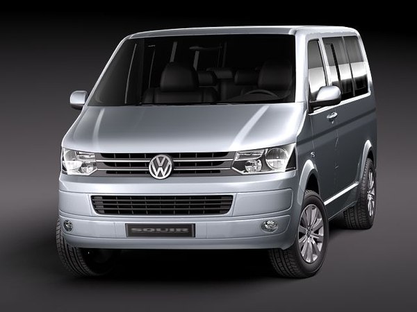 volkswagen t5 fl multivan 3d model