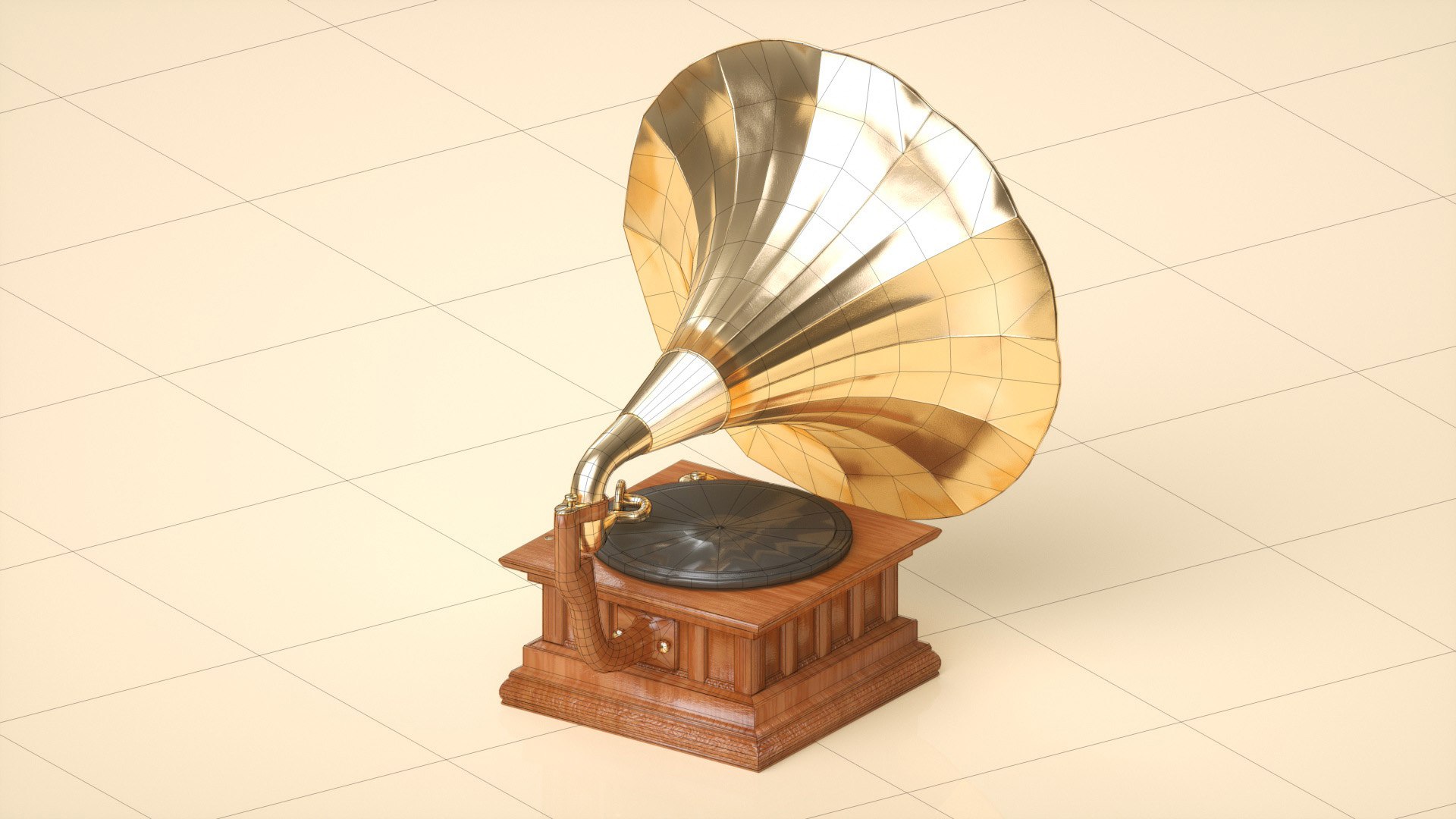 Phonograph 3D Model - TurboSquid 1922078