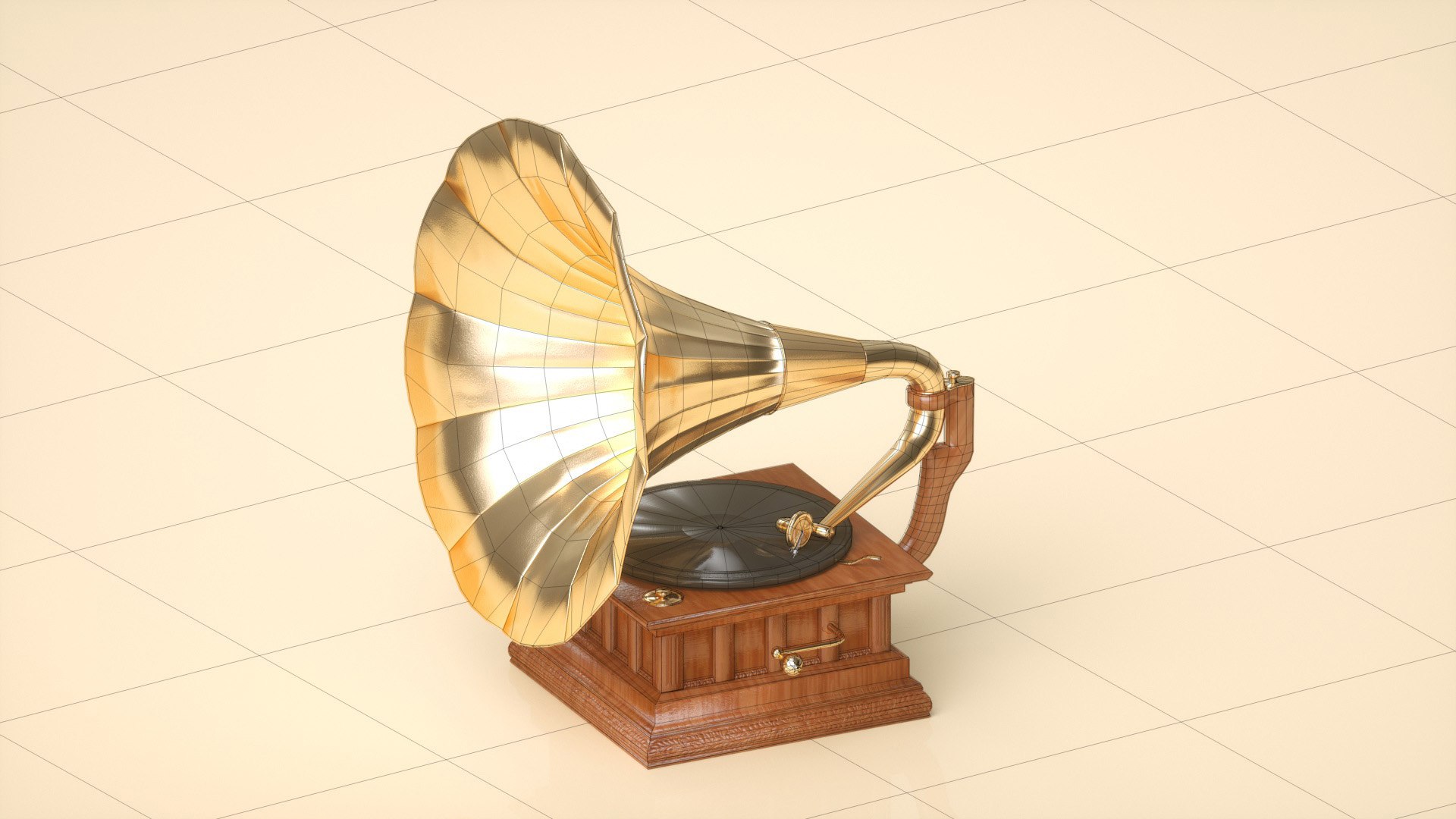 Phonograph 3D Model - TurboSquid 1922078