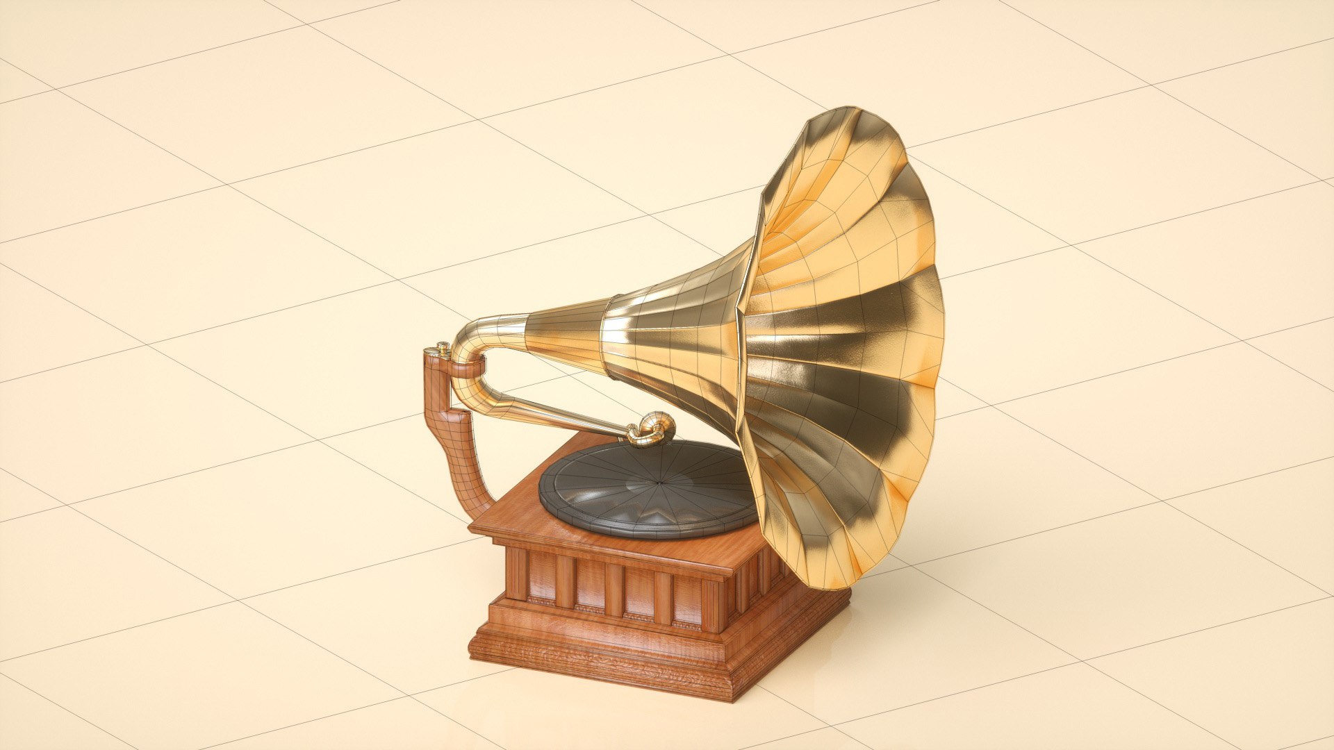 Phonograph 3D Model - TurboSquid 1922078
