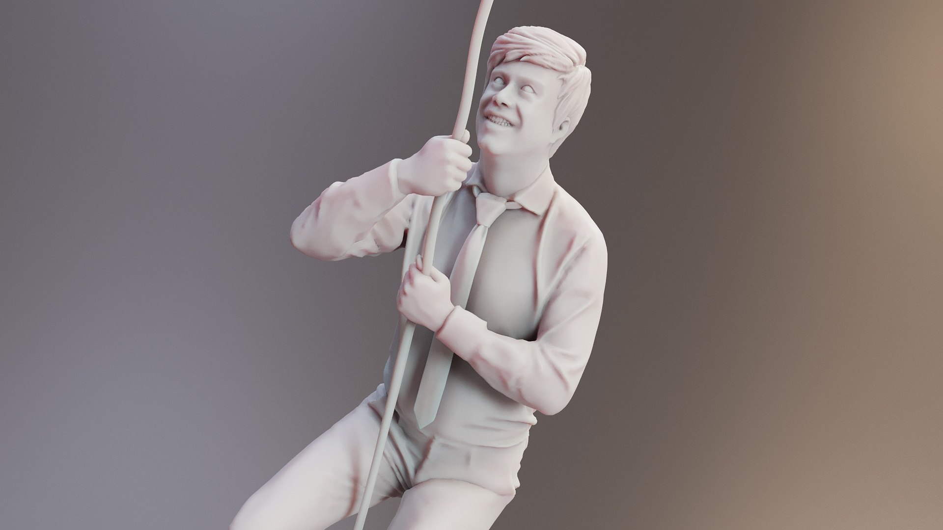 3D Man Woman Escape Action Scene Model - TurboSquid 2063355