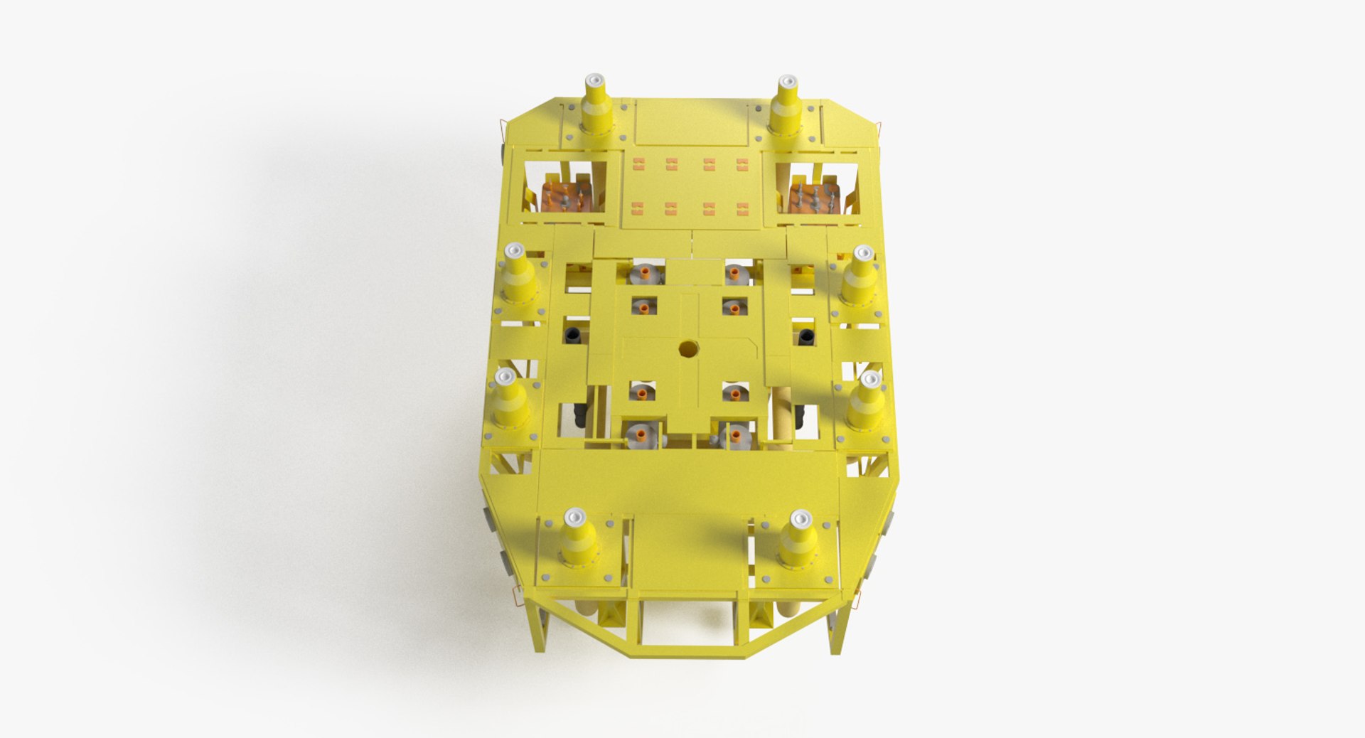 3d Model Subsea Template Manifold