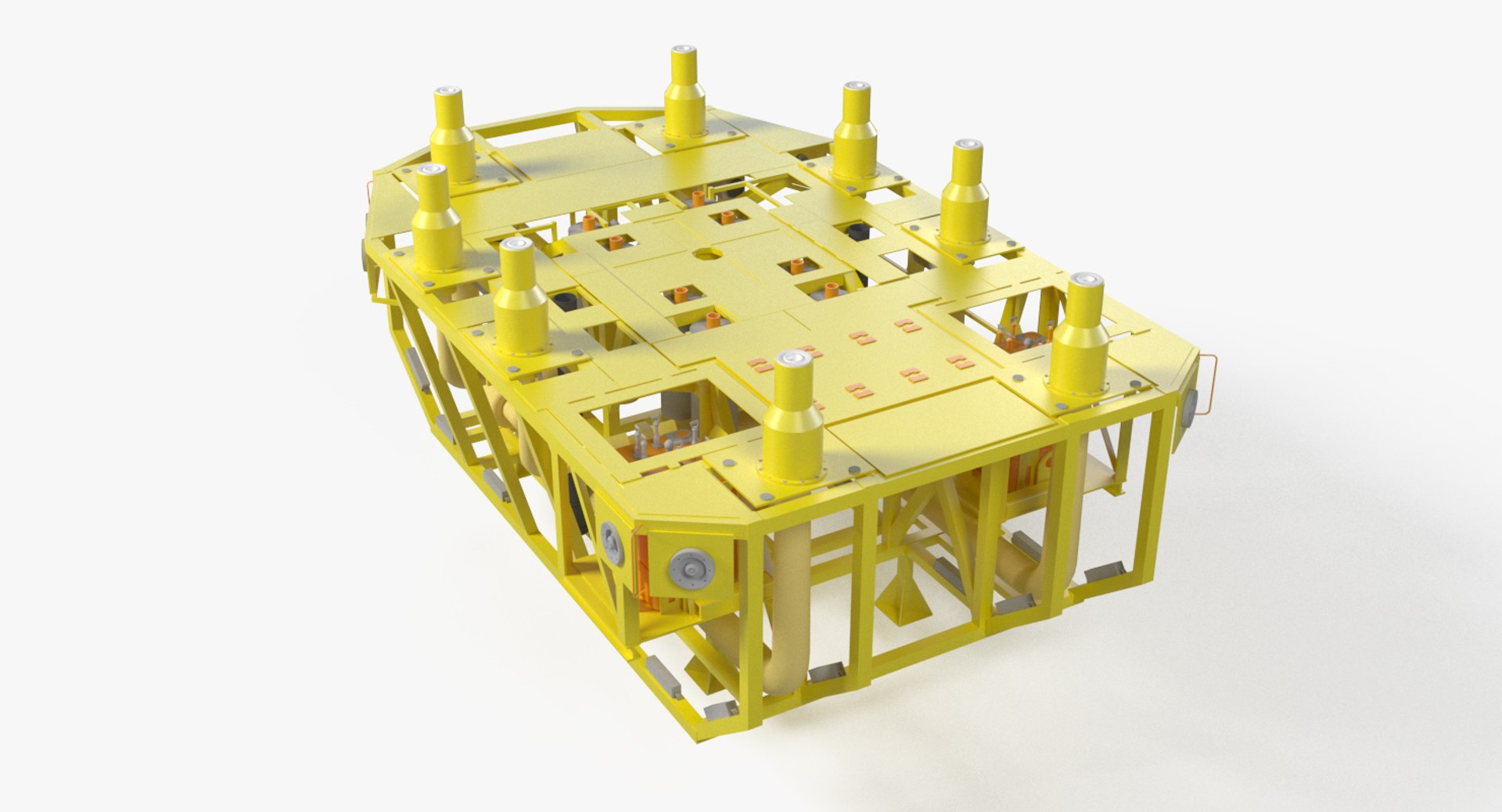 3d Model Subsea Template Manifold
