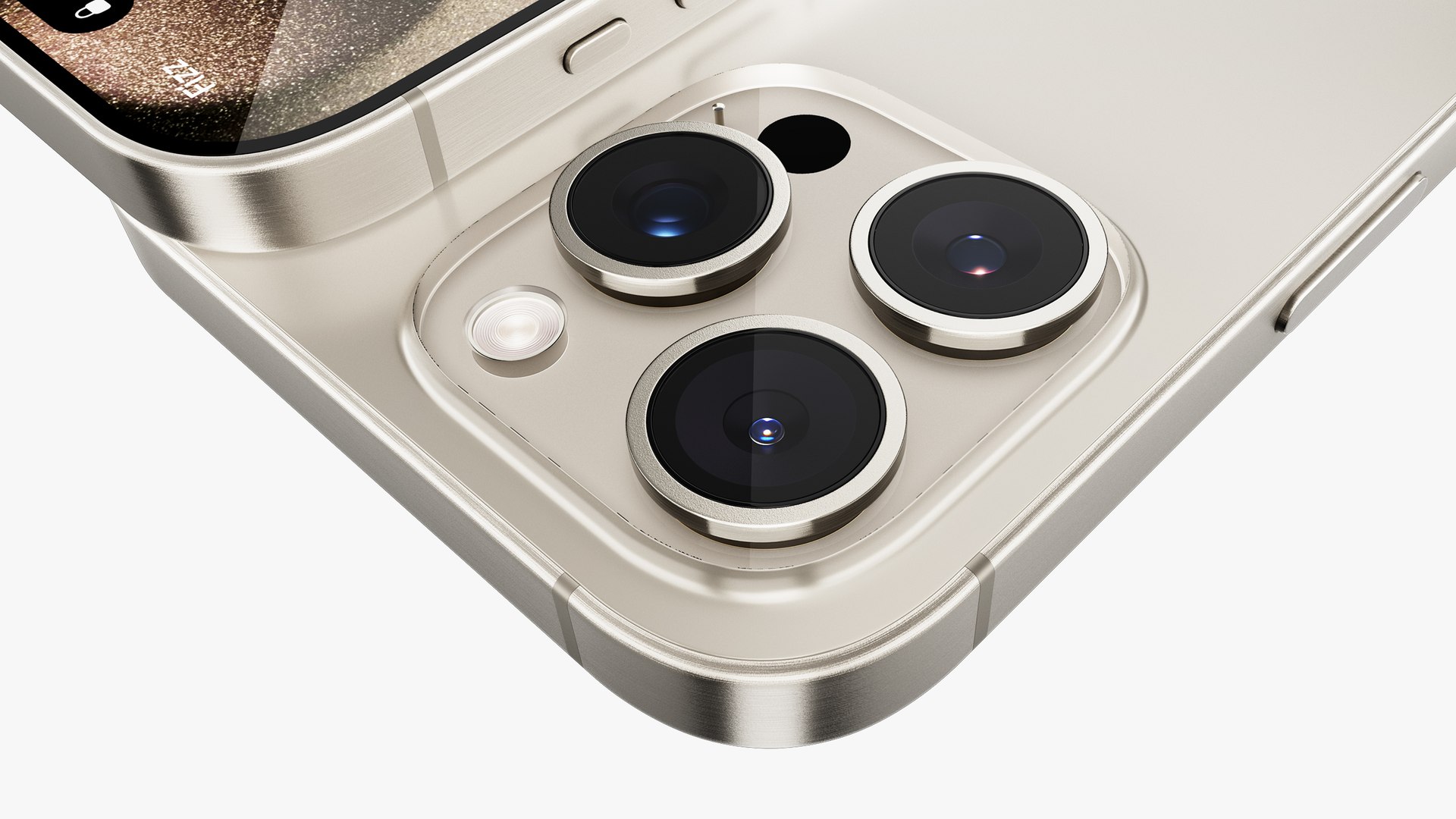 IPhone 15 Pro Max Natural Titanium Model - TurboSquid 2133405