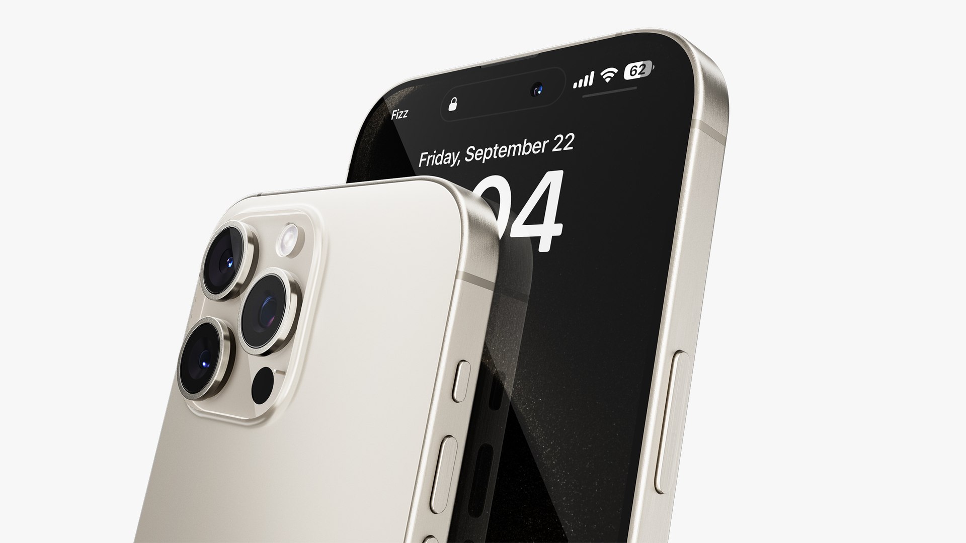 IPhone 15 Pro Max Natural Titanium Model - TurboSquid 2133405
