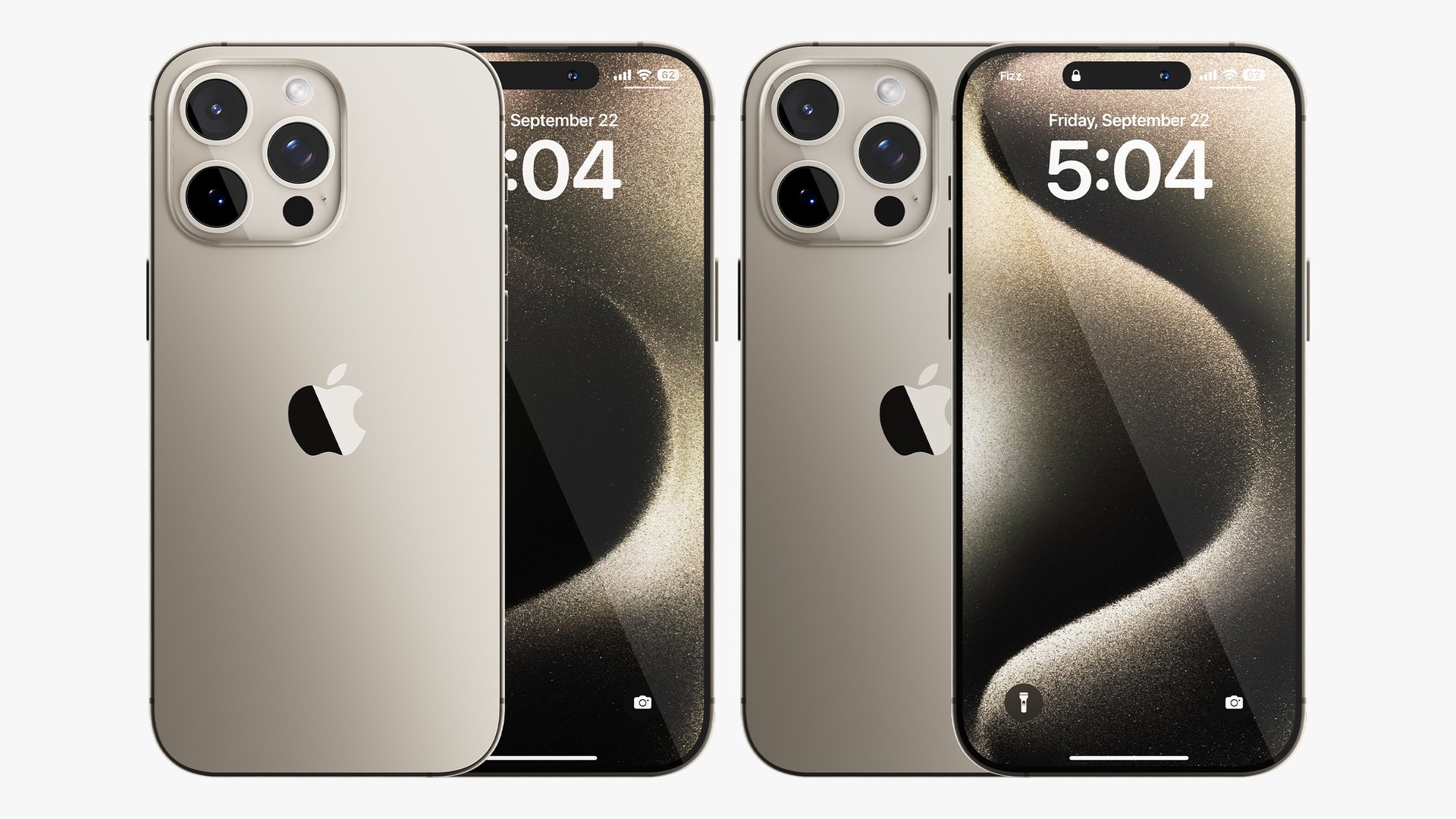 IPhone 15 Pro Max Natural Titanium Model - TurboSquid 2133405