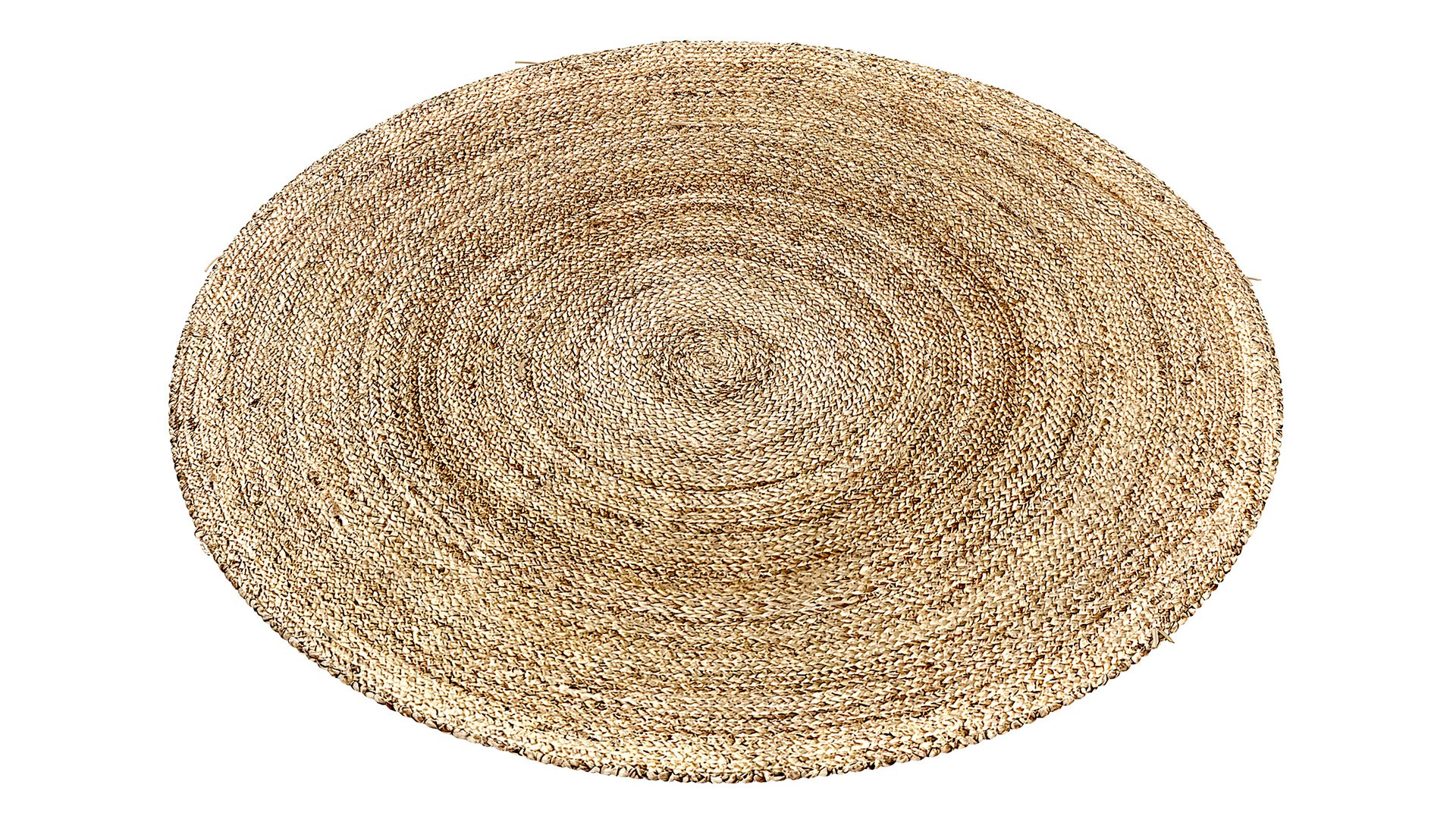 3D model Hausattire Hand Woven Jute Braided Rug Round Natural ...
