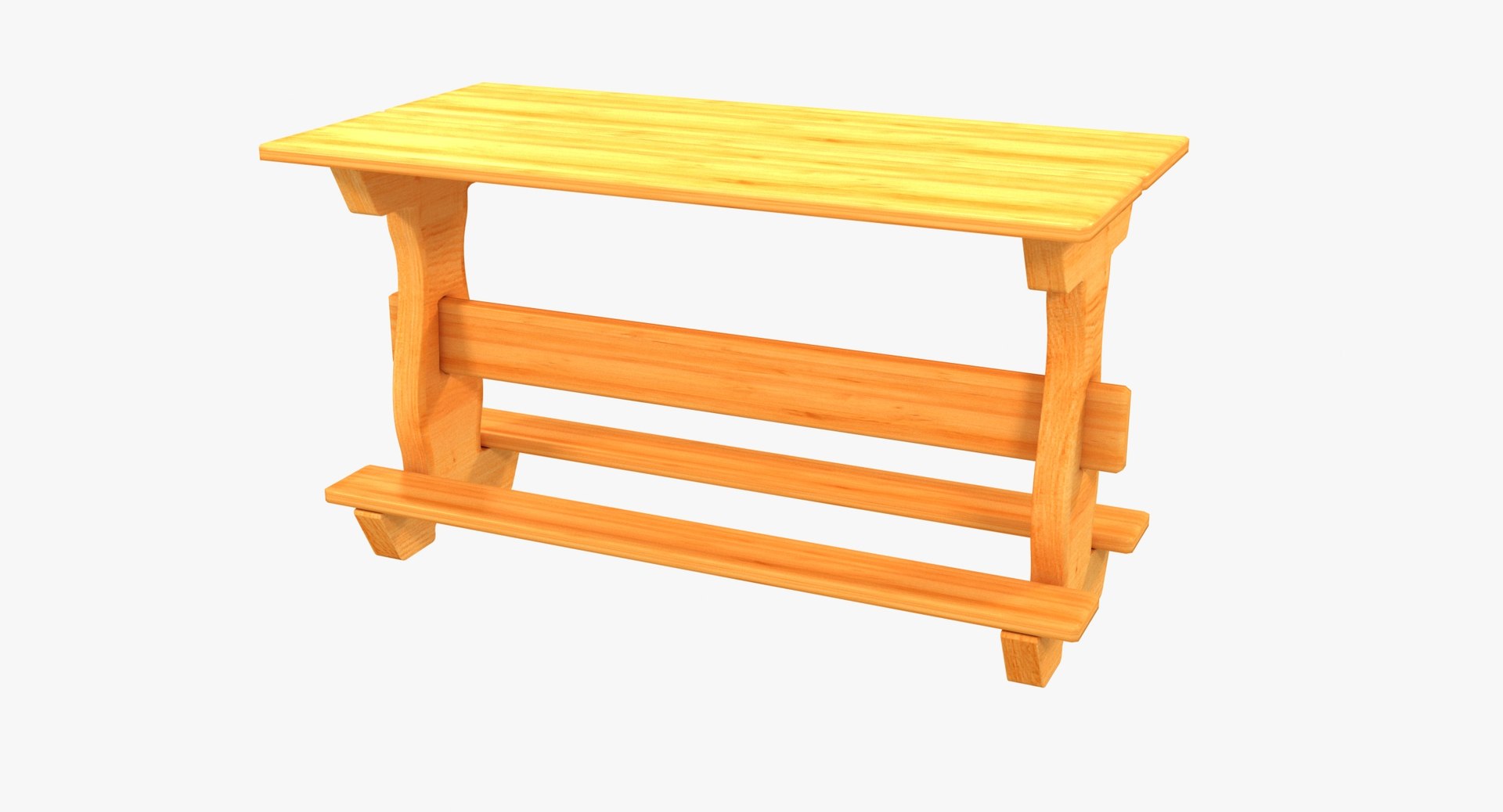 3D Country Sweden Style Dining Table - TurboSquid 1309908