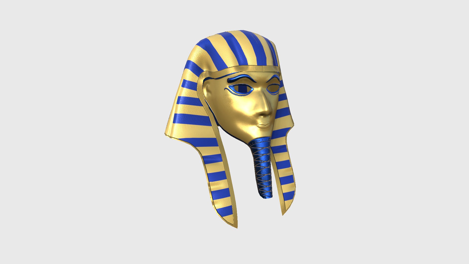 Amun Mask A01 - Egyptian Gods Character Clothing Model - TurboSquid 2238669