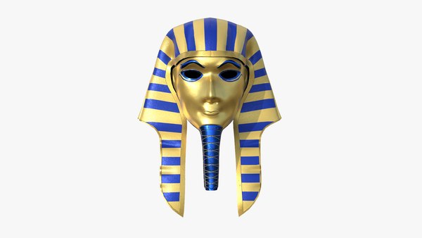 modelo 3d Máscara de Amón A01 - Ropa de personajes de dioses egipcios ...