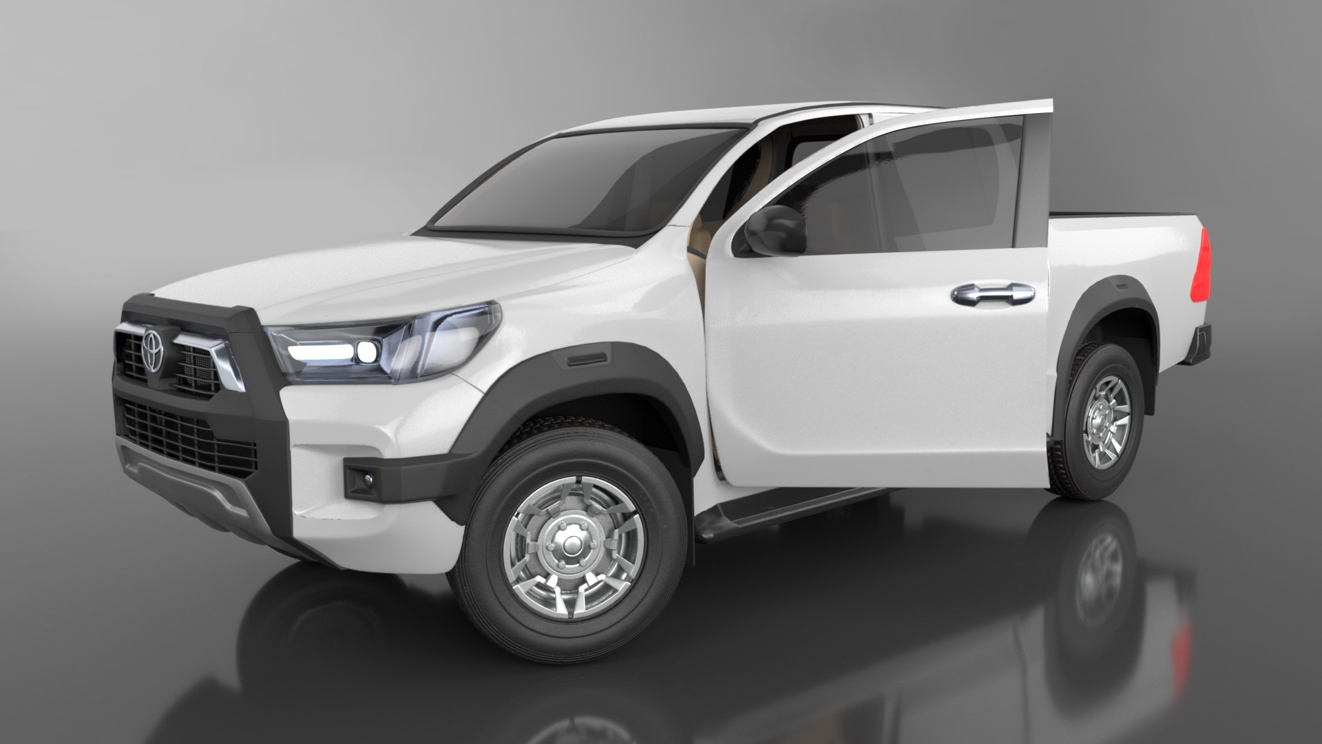 Toyota Revo Pickup Truck 3D - TurboSquid 2271200