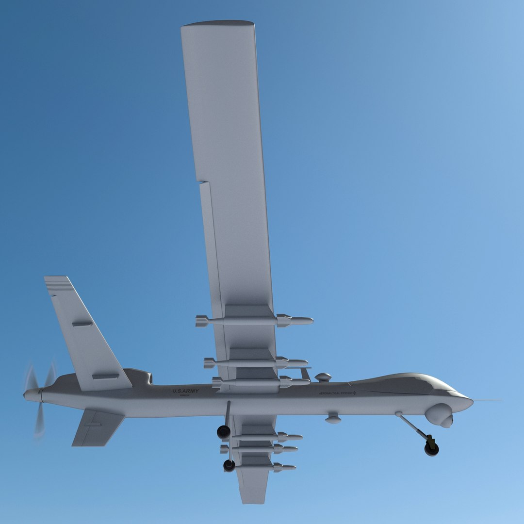 3d model general atomics reaper