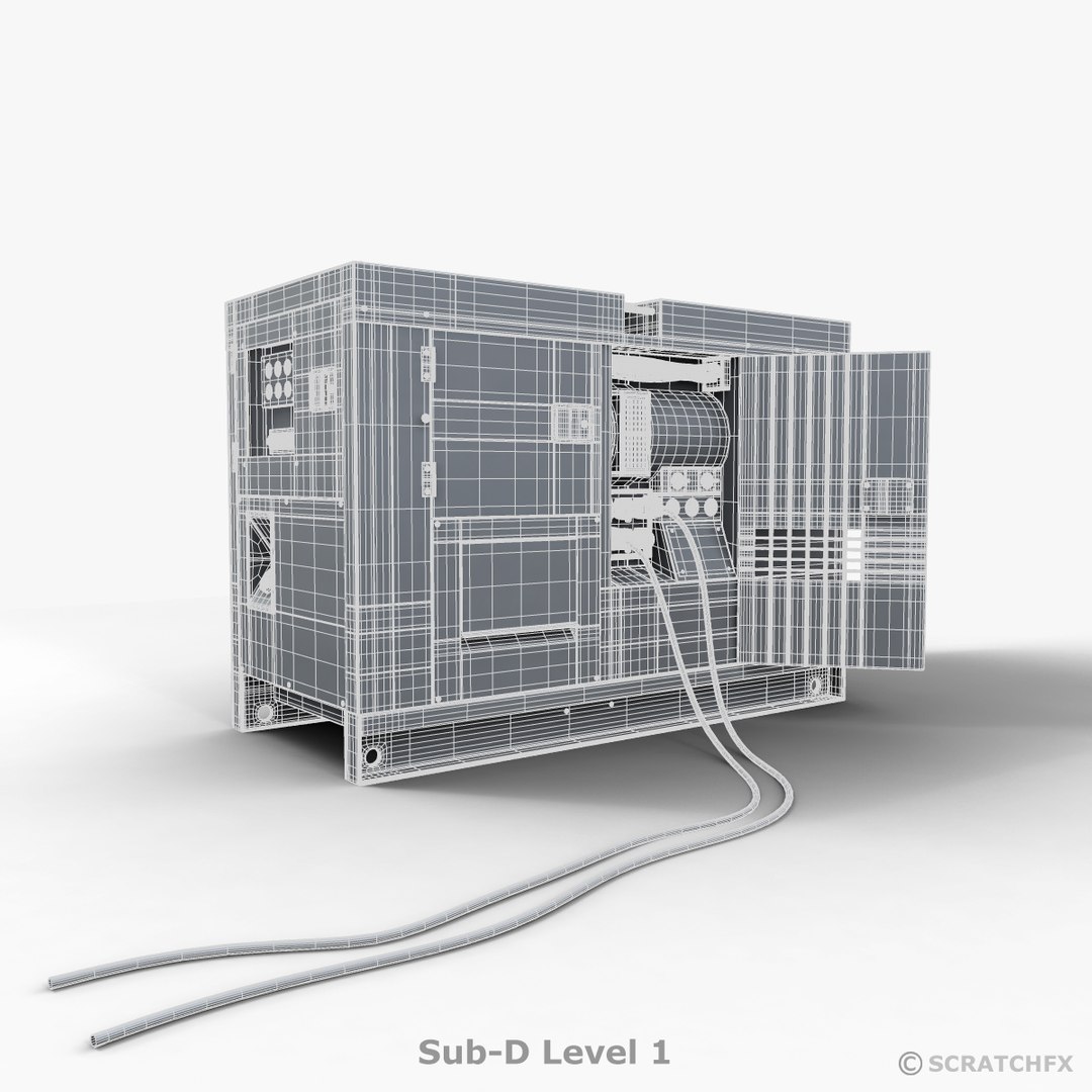 Generator 3d Model